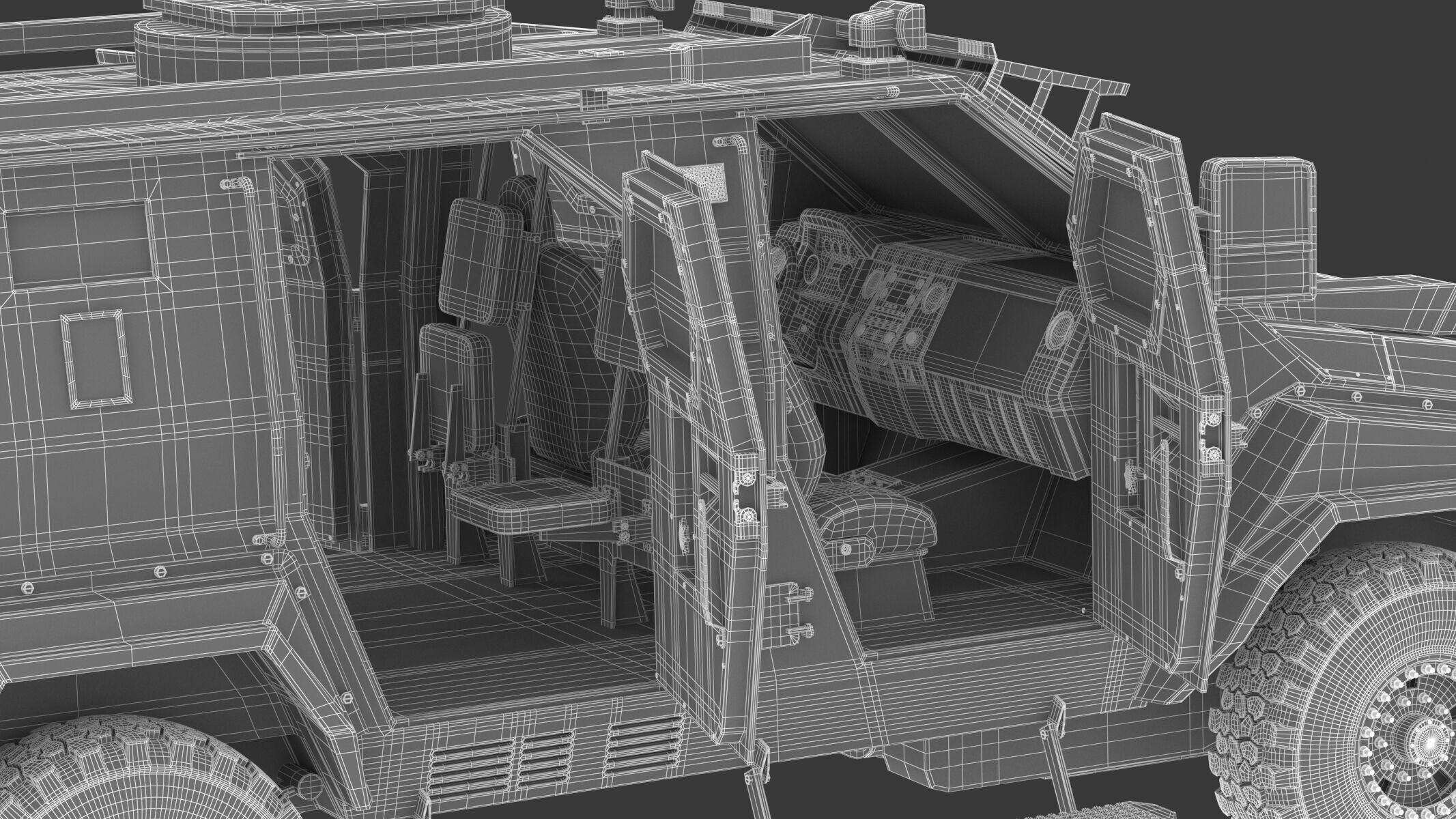 3D model Alpine Armored Bulldog Tactical SWATAPC Truck Military Vehicle ...