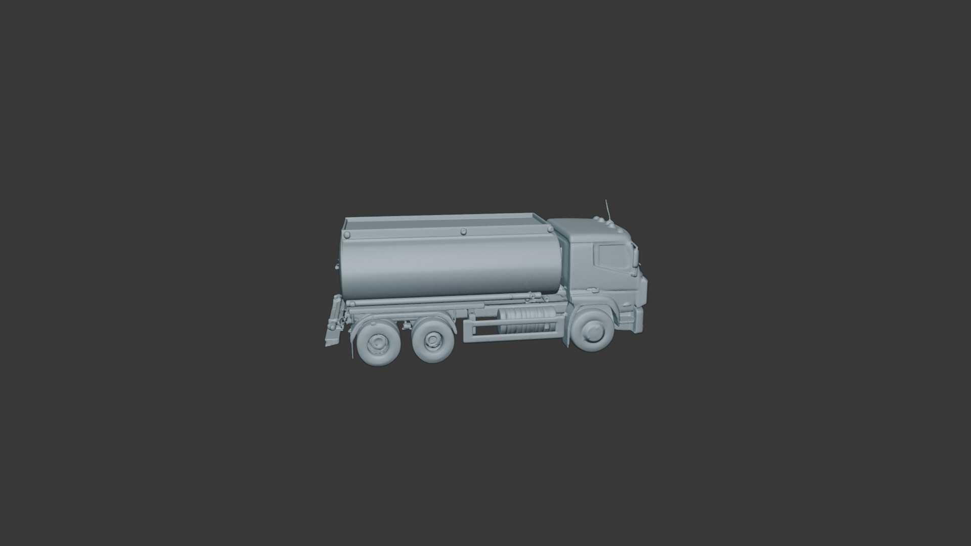 Realistic Tanker Truck 3D Model -Industrial Vehicle for Printing 3D ...