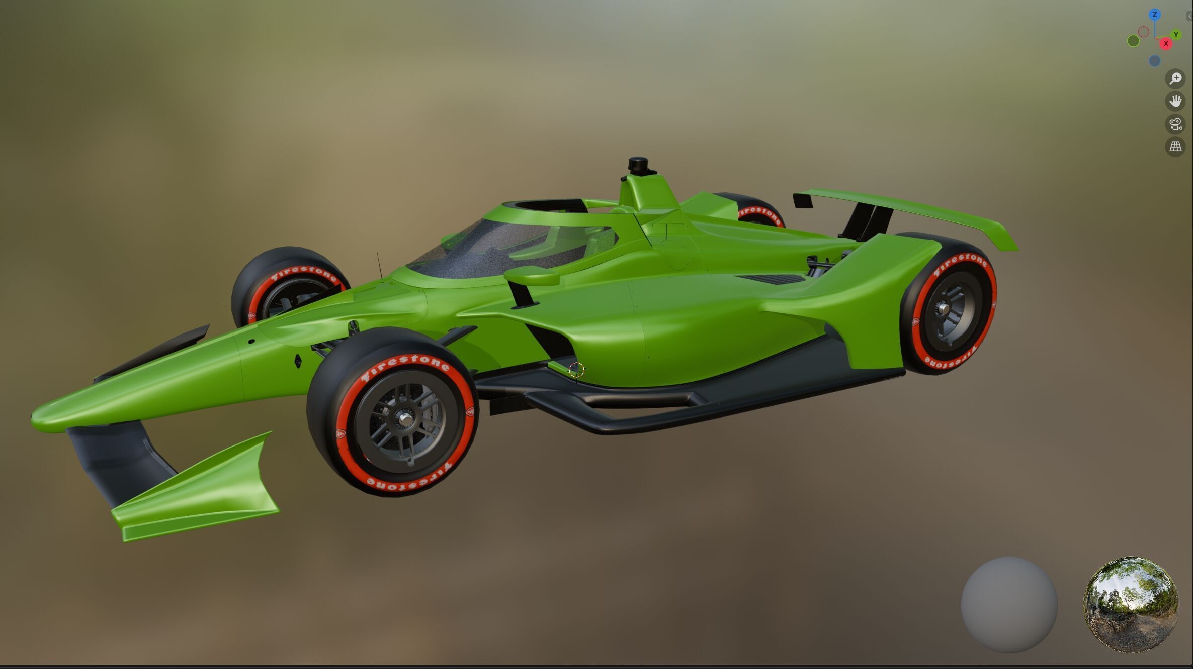 Indycar Oval version Template to livery 2025 3D model | CGTrader