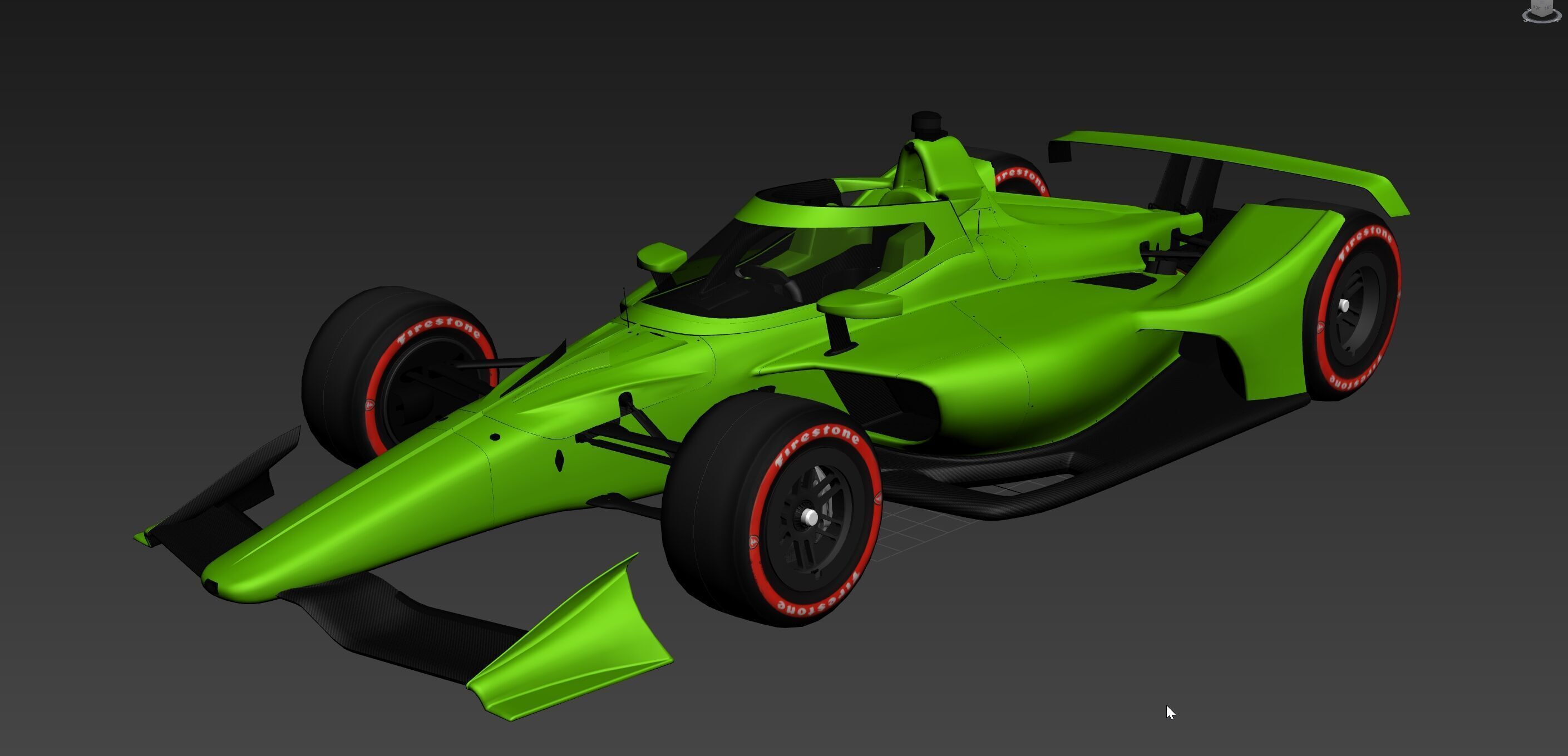 Indycar Oval version Template to livery 2025 3D model | CGTrader