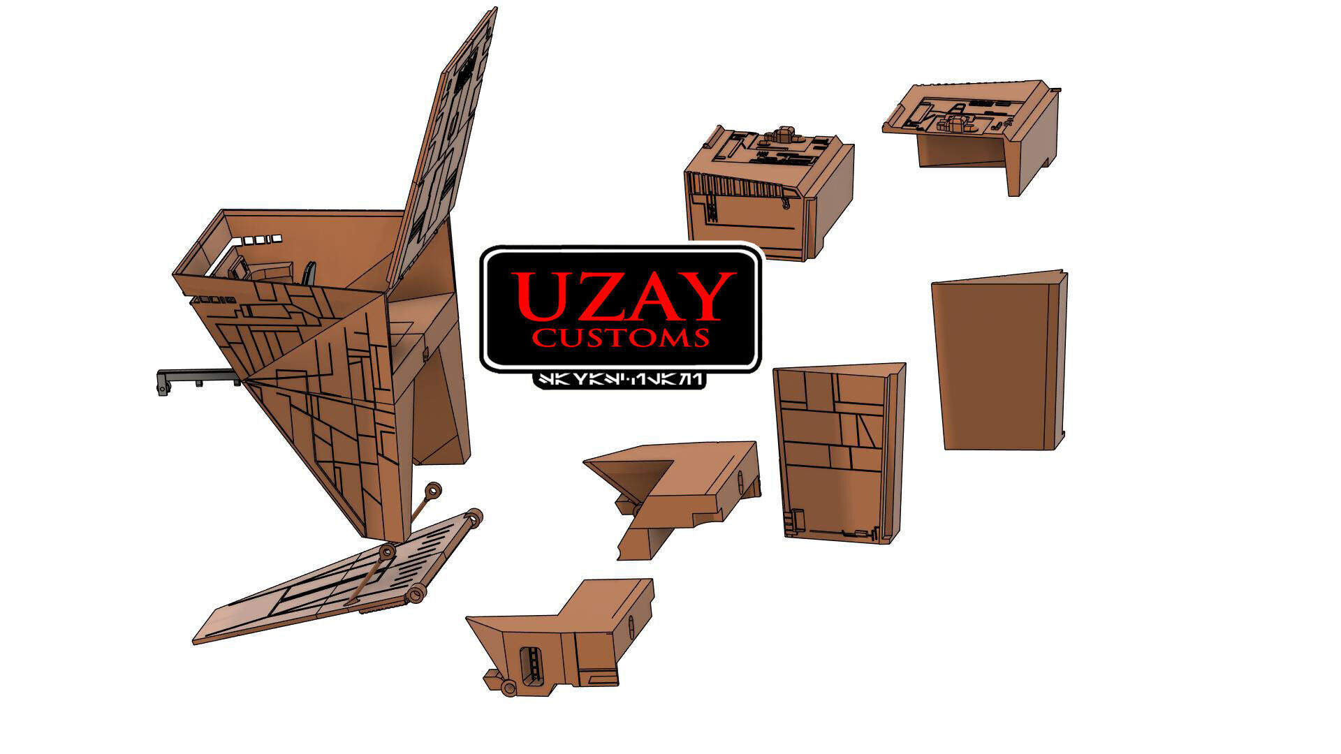 Star wars Jawa Sandcrawler 3D print model 3D model 3D printable | CGTrader