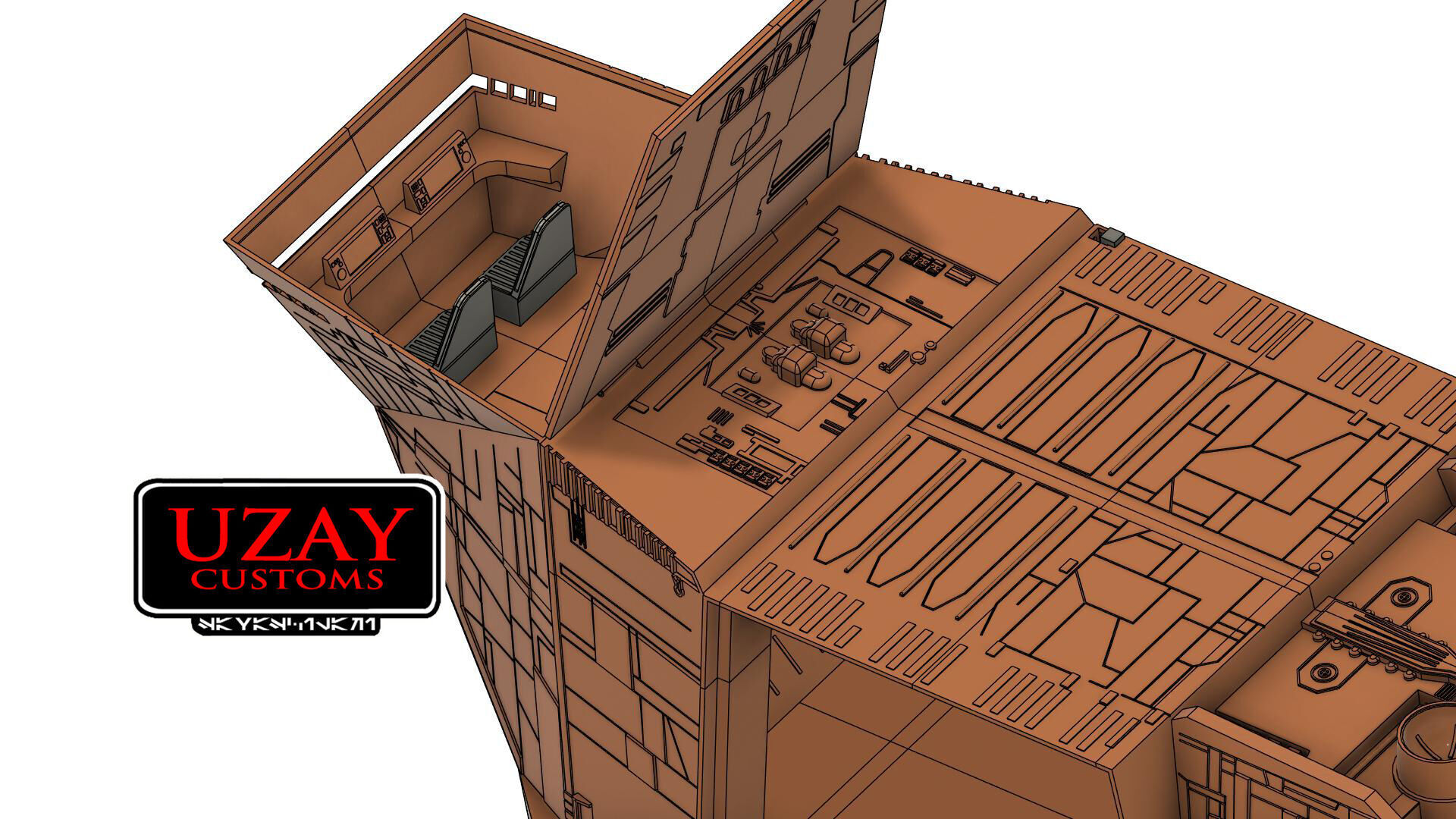 Star wars Jawa Sandcrawler 3D print model 3D model 3D printable | CGTrader
