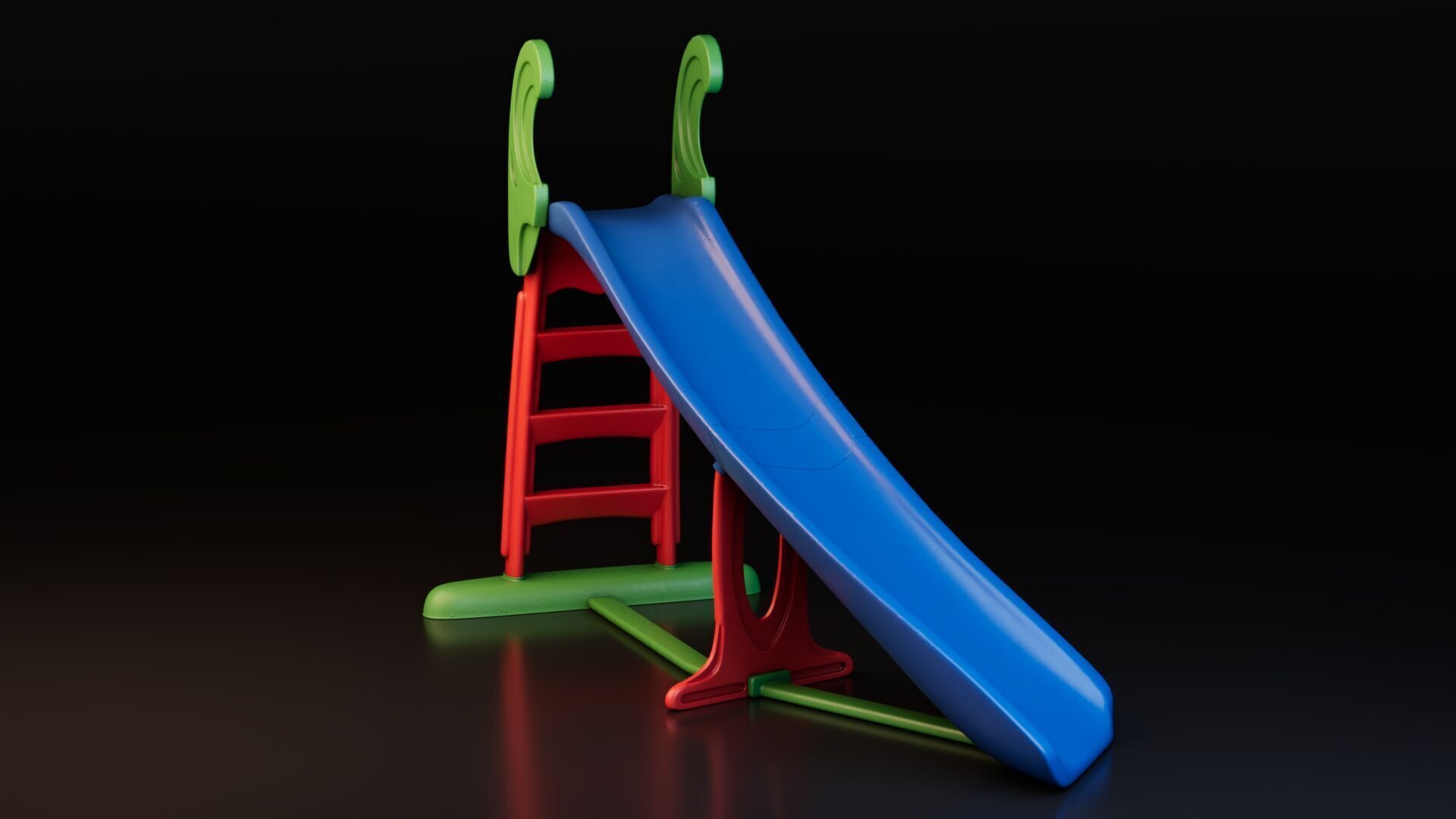 Kids Slide free VR / AR / low-poly 3D model | CGTrader