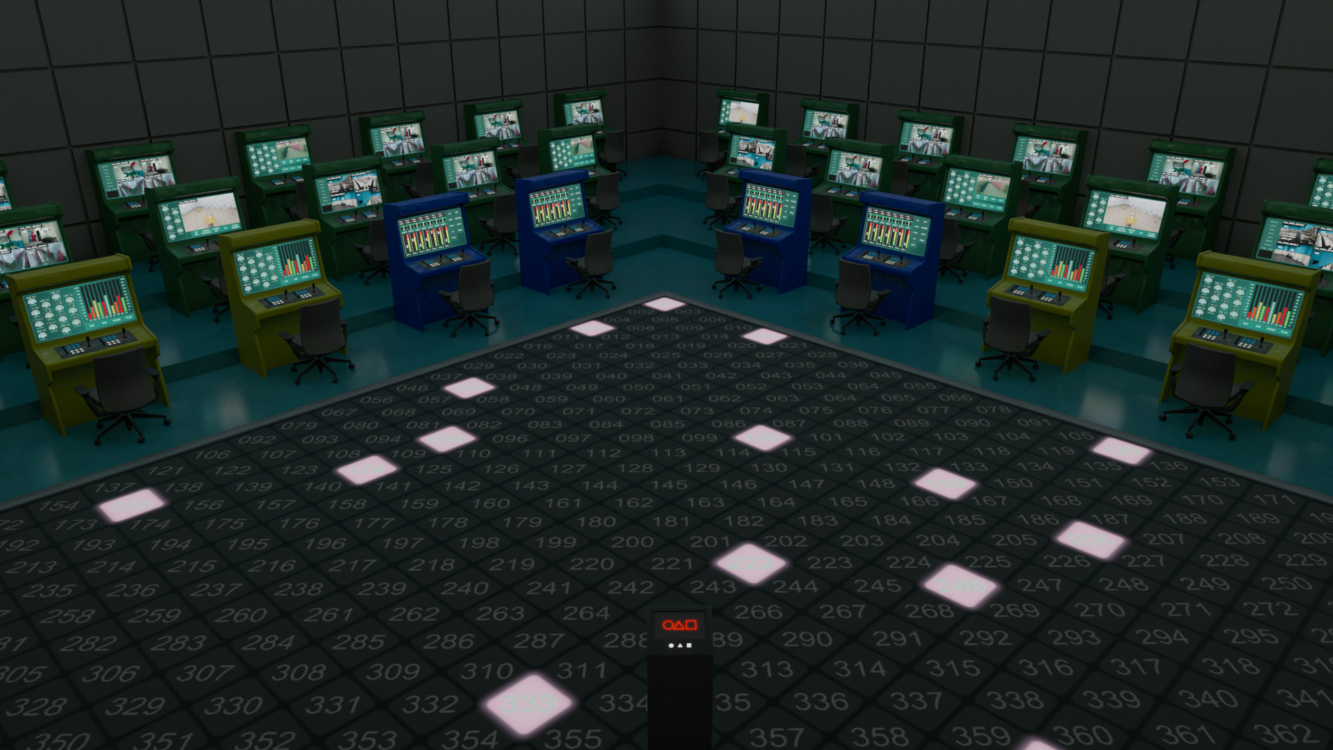 Squid Game Master Control Room 3D model | CGTrader