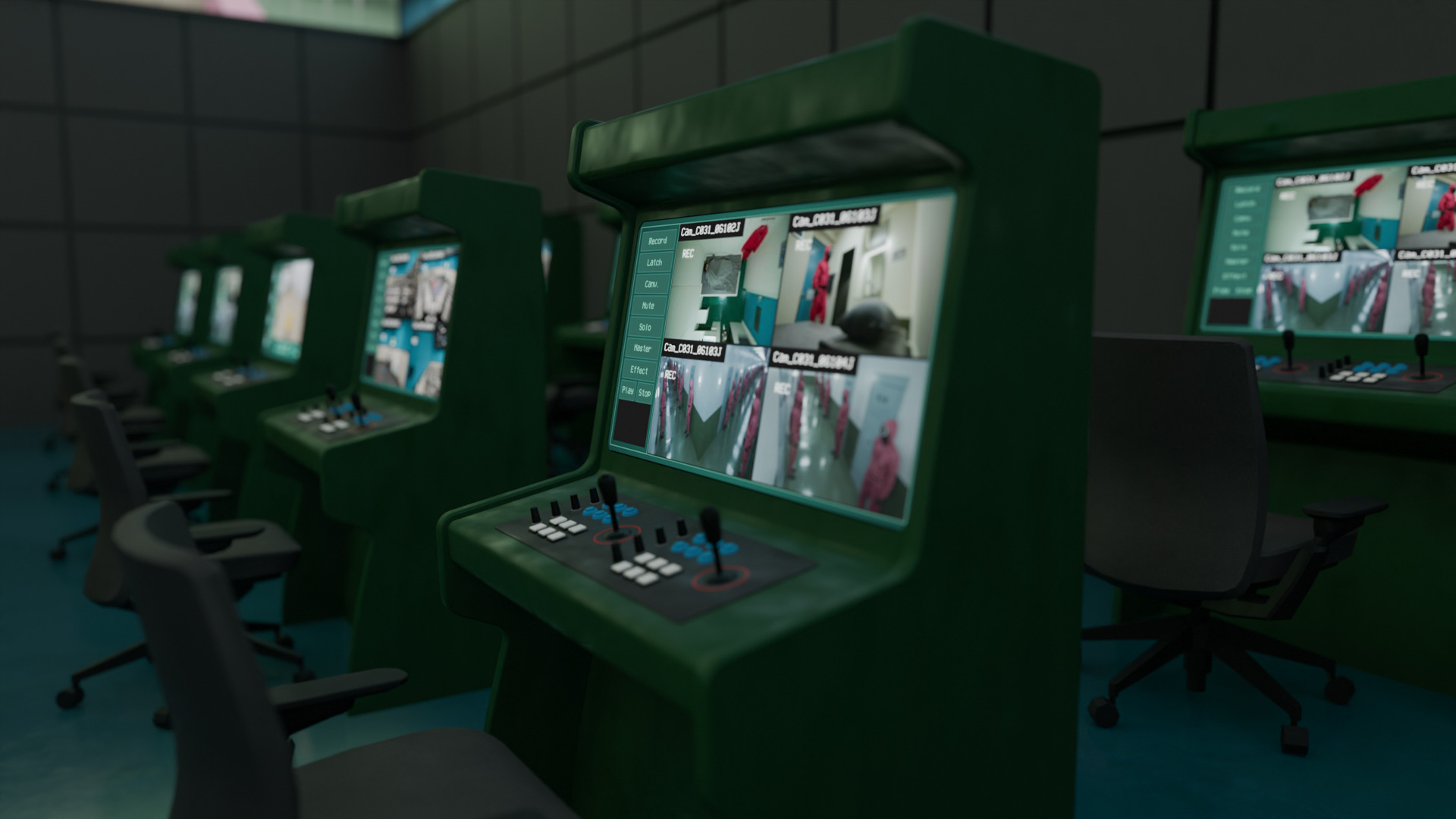 Squid Game Master Control Room 3D model | CGTrader