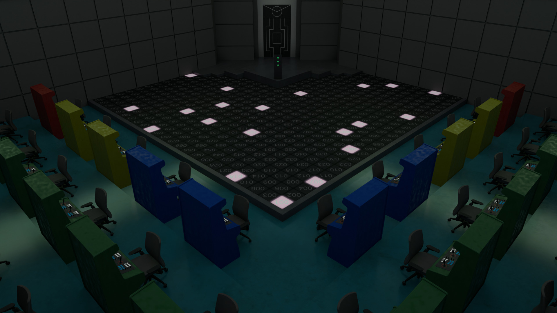 Squid Game Master Control Room 3D model | CGTrader