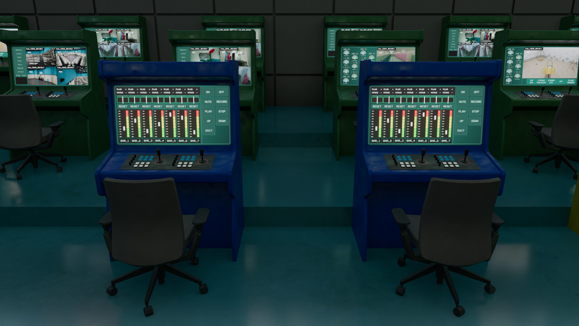 Squid Game Master Control Room 3D model | CGTrader