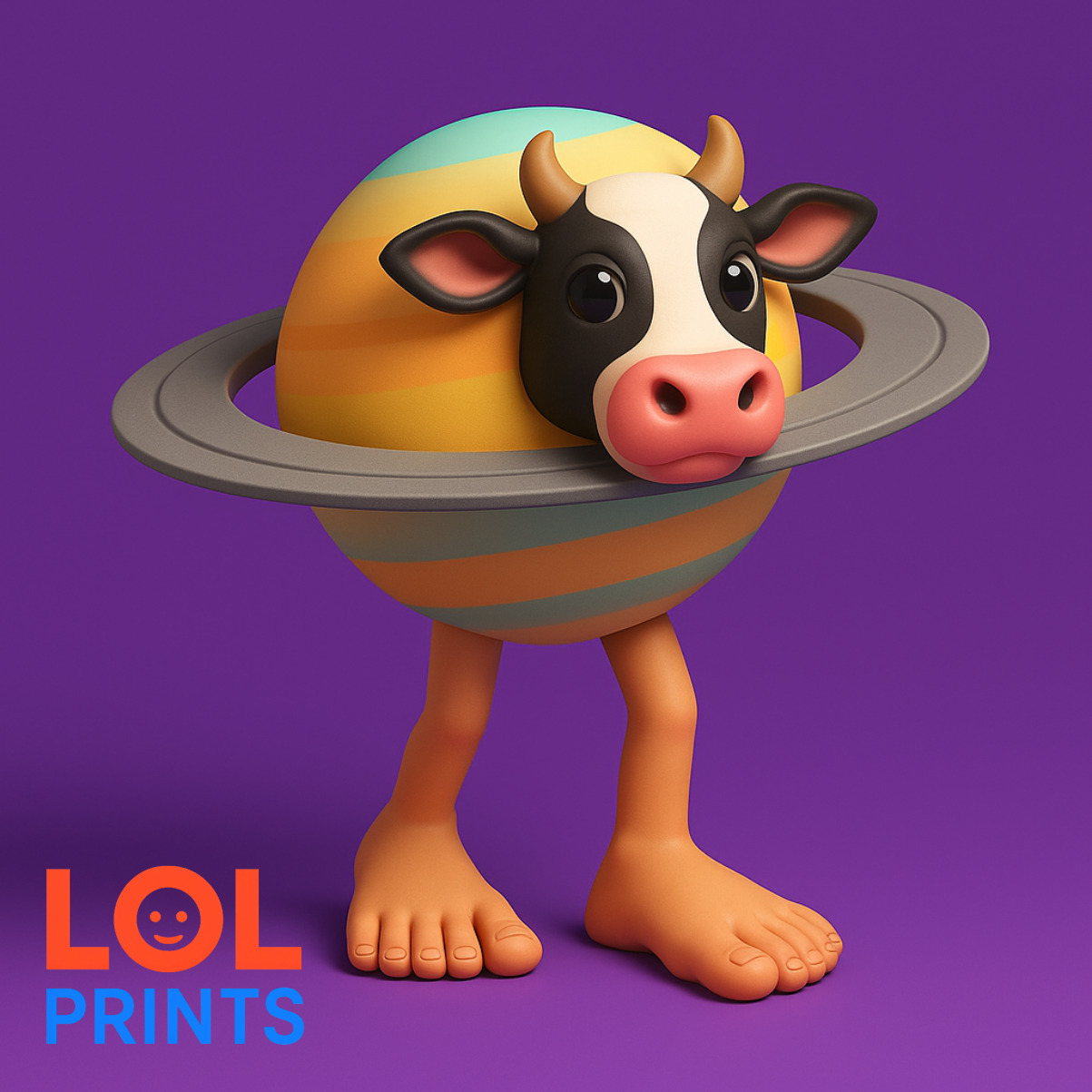 Vaca Saturno Saturnita- Meme tiktok 3D model 3D printable | CGTrader