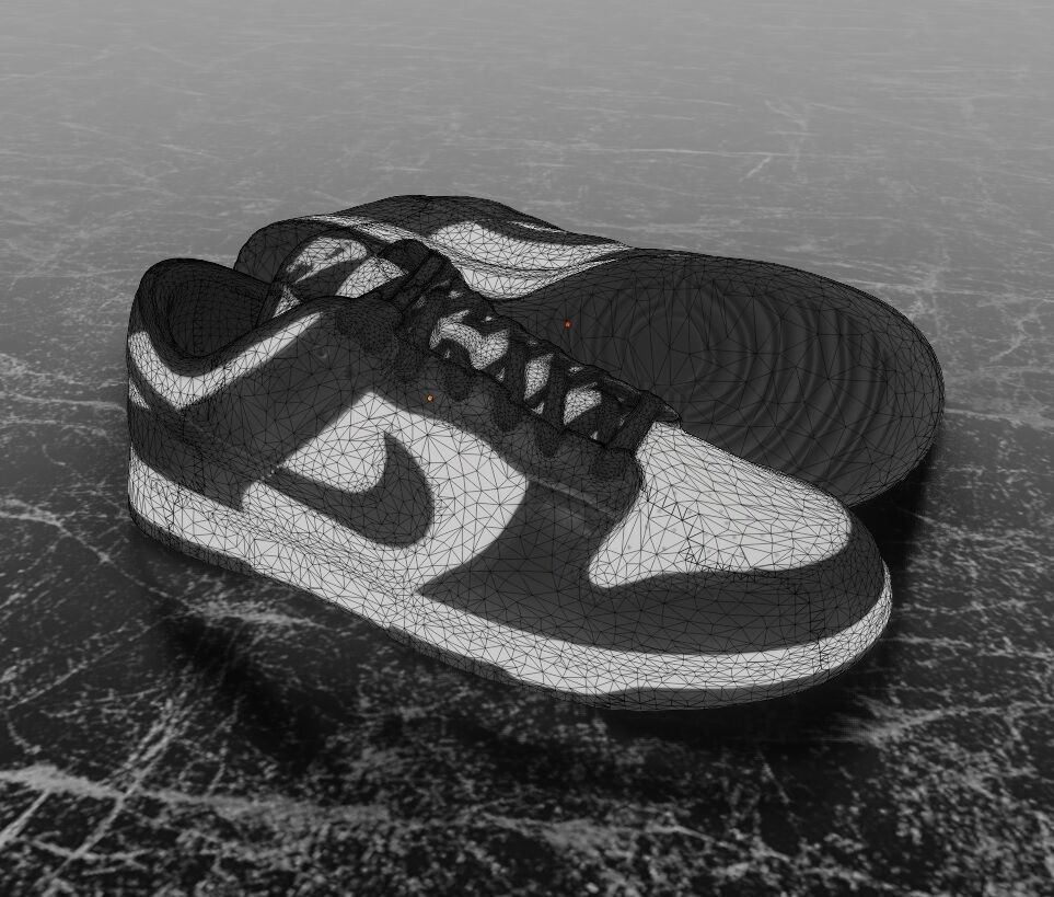 3D model NIKE DUNK LOW PANDA 3D SHOES VR / AR / low-poly | CGTrader