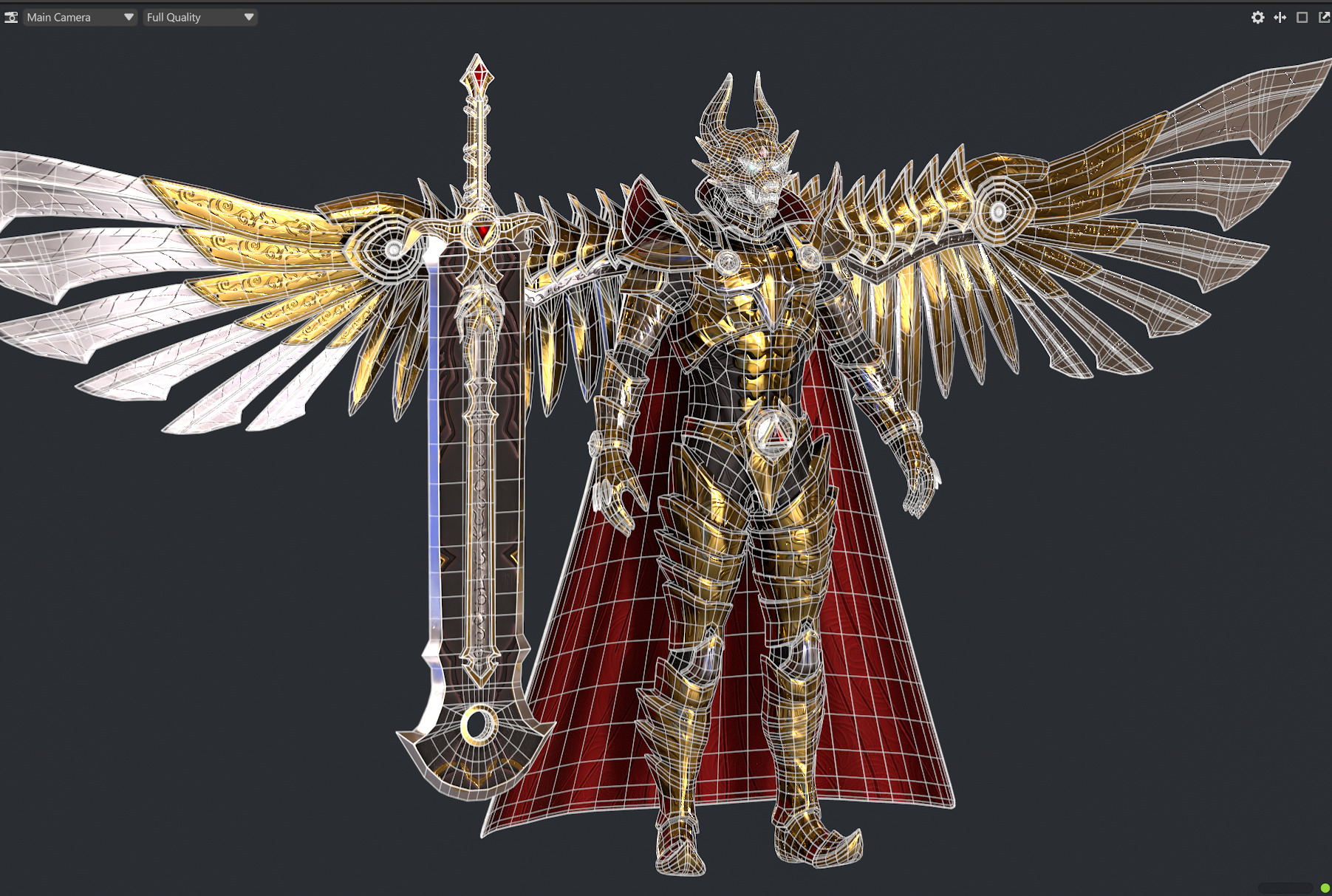 3D model Garo Custom Armor VR / AR / low-poly | CGTrader