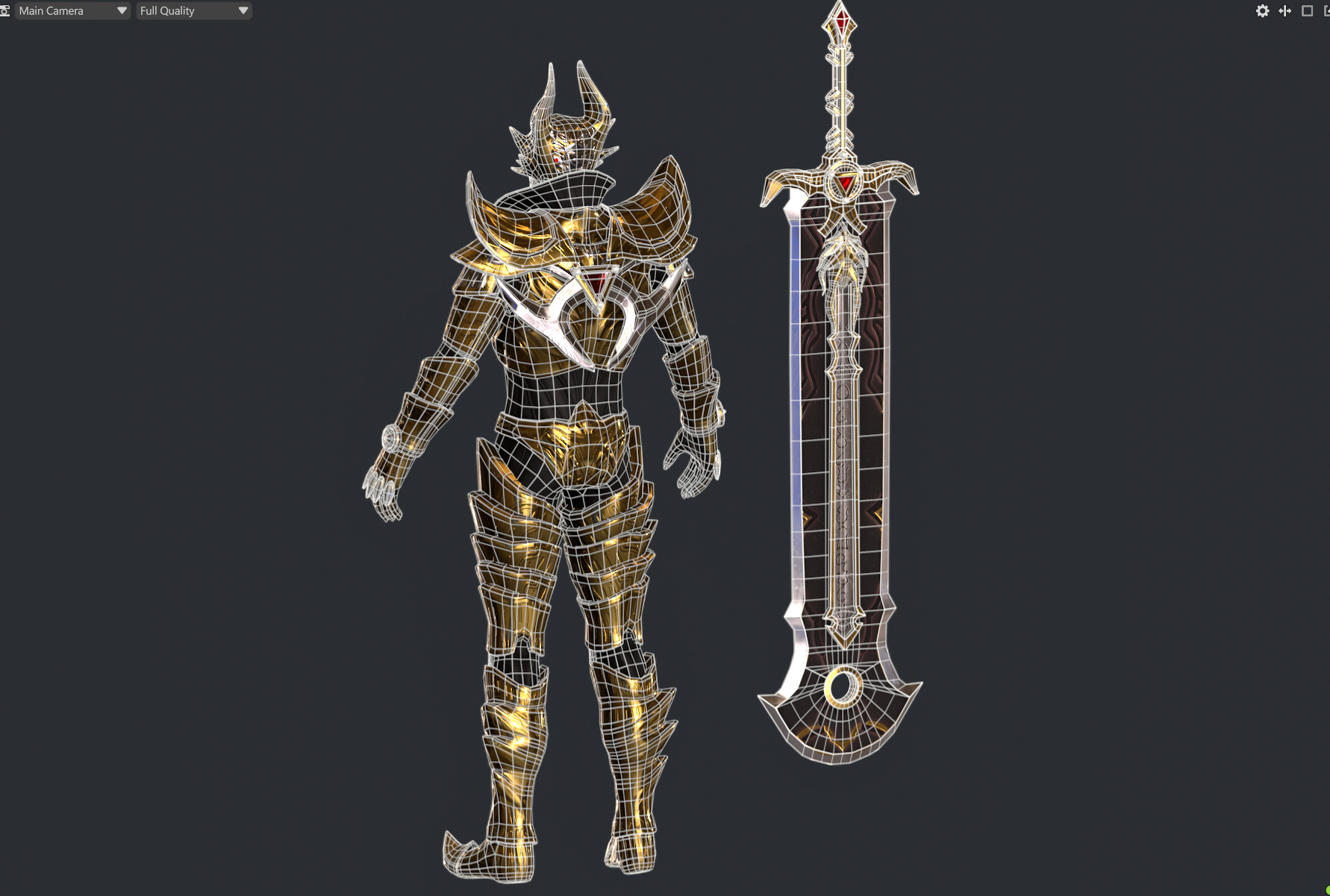 3D model Garo Custom Armor VR / AR / low-poly | CGTrader
