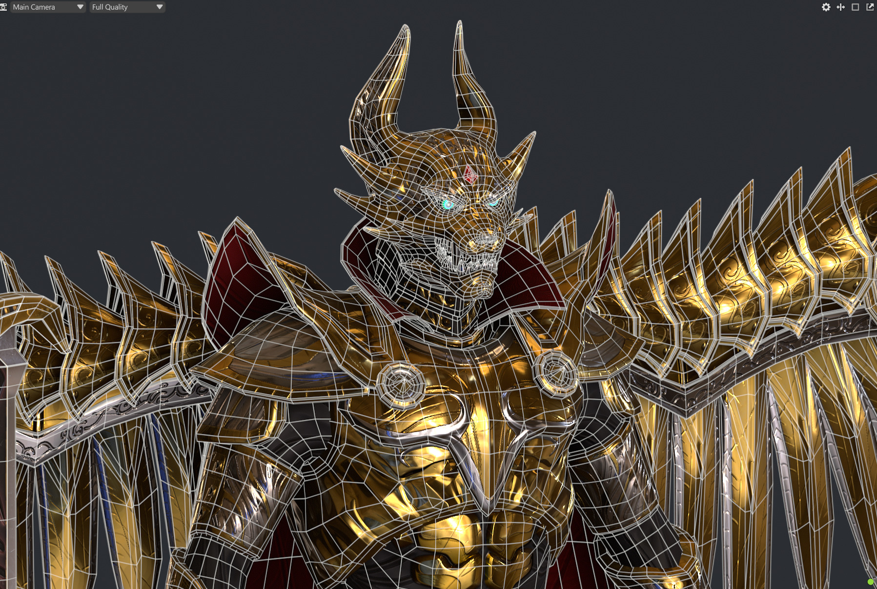 3D model Garo Custom Armor VR / AR / low-poly | CGTrader
