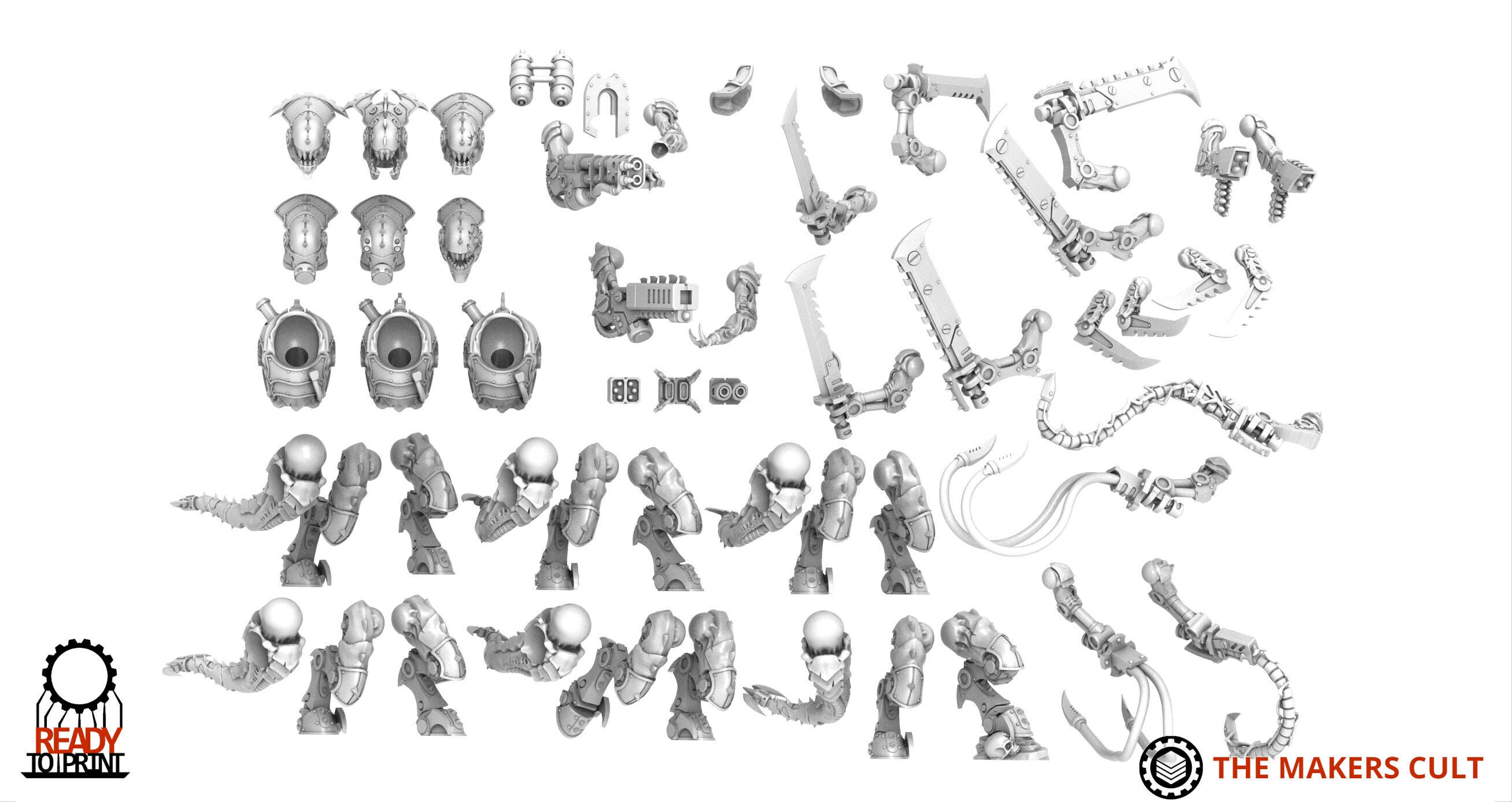 Iron Hive - Warriors MK2 extra pack 3D model 3D printable | CGTrader