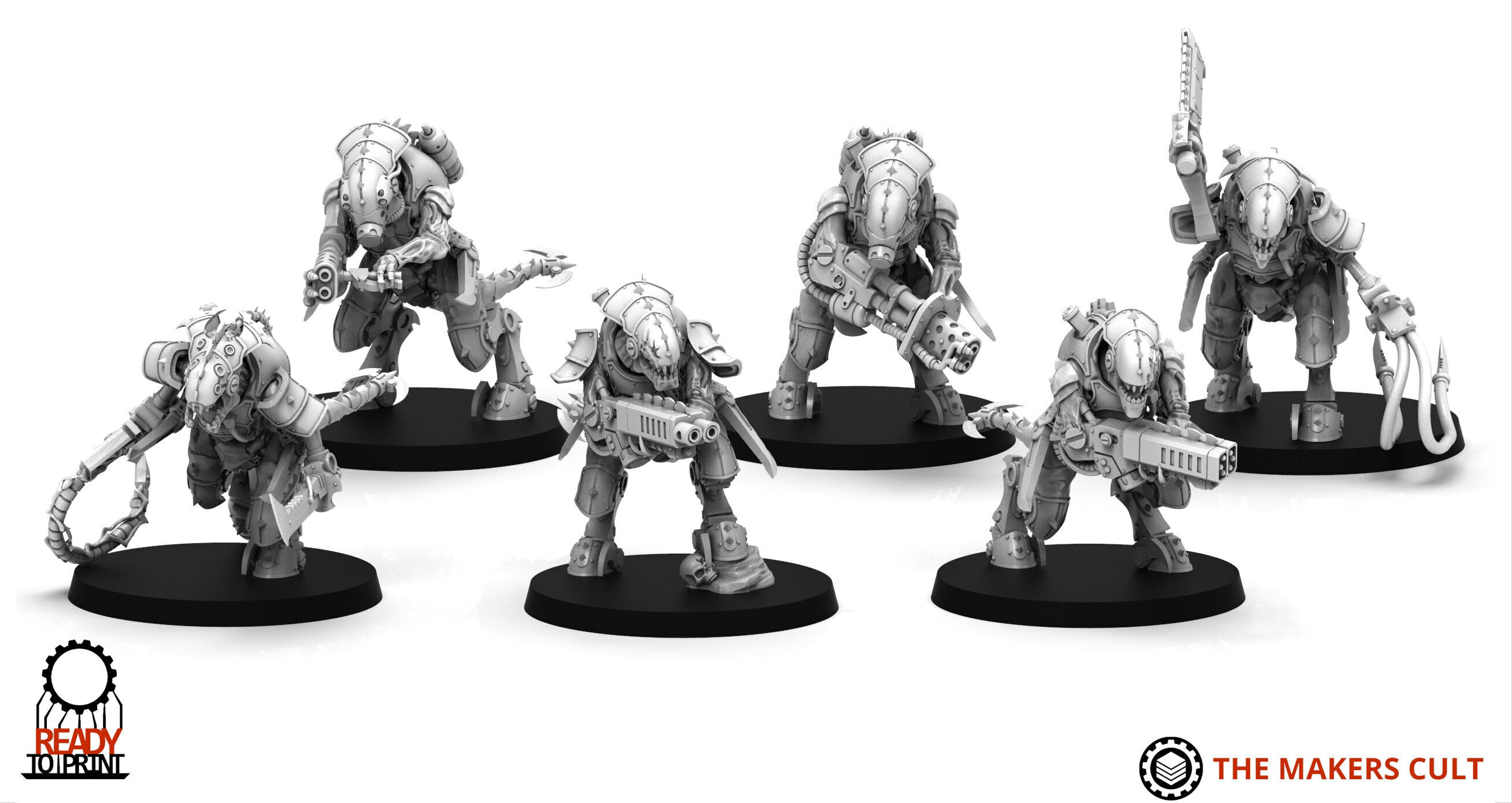 Iron Hive - Warriors MK2 extra pack 3D model 3D printable | CGTrader