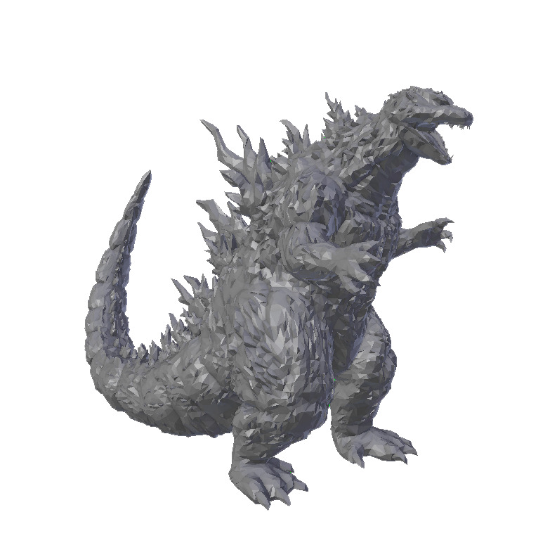 Godzilla 2000 3D model 3D printable | CGTrader