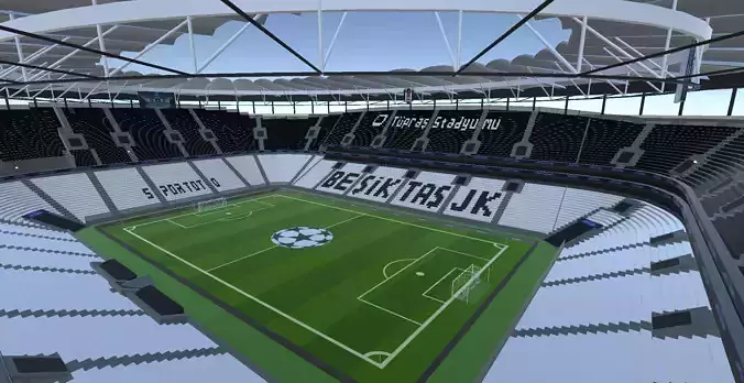 Besiktas Tupras Stadyumu 3D Model 3D model | CGTrader
