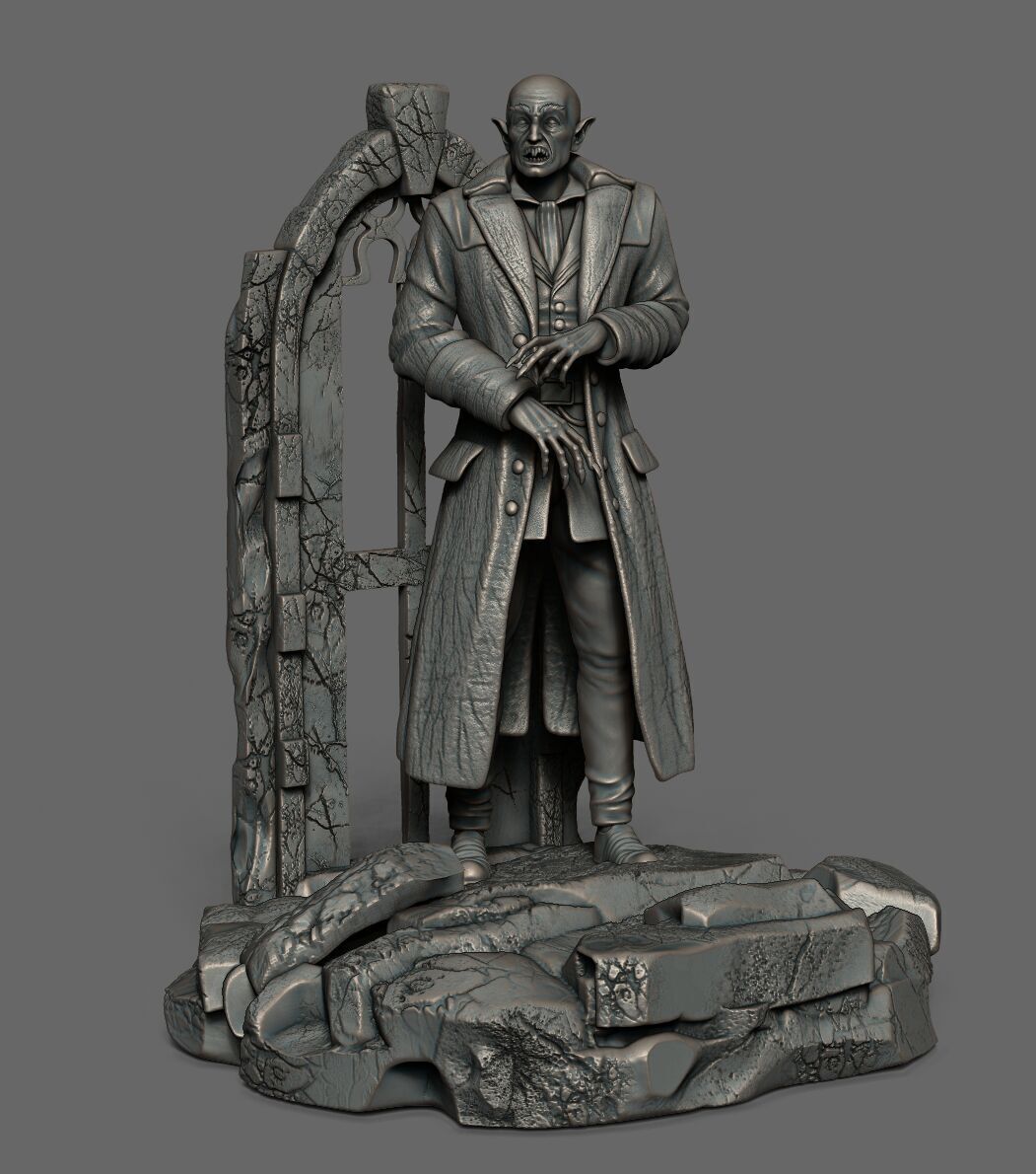 Nosferatu Figurine Nosferatu 3D model vampire 3D model 3D printable ...