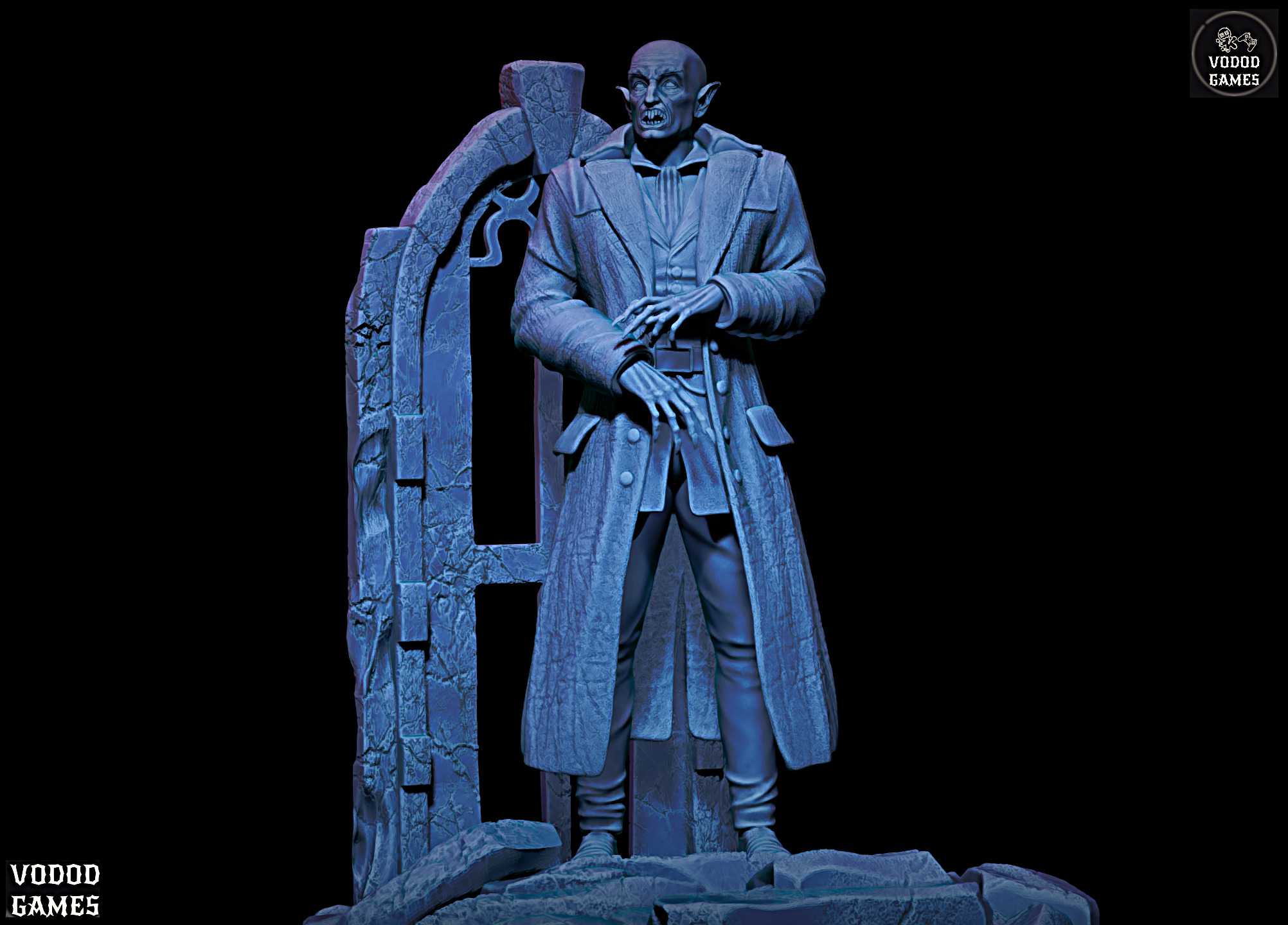 Nosferatu Figurine Nosferatu 3D model vampire 3D model 3D printable ...