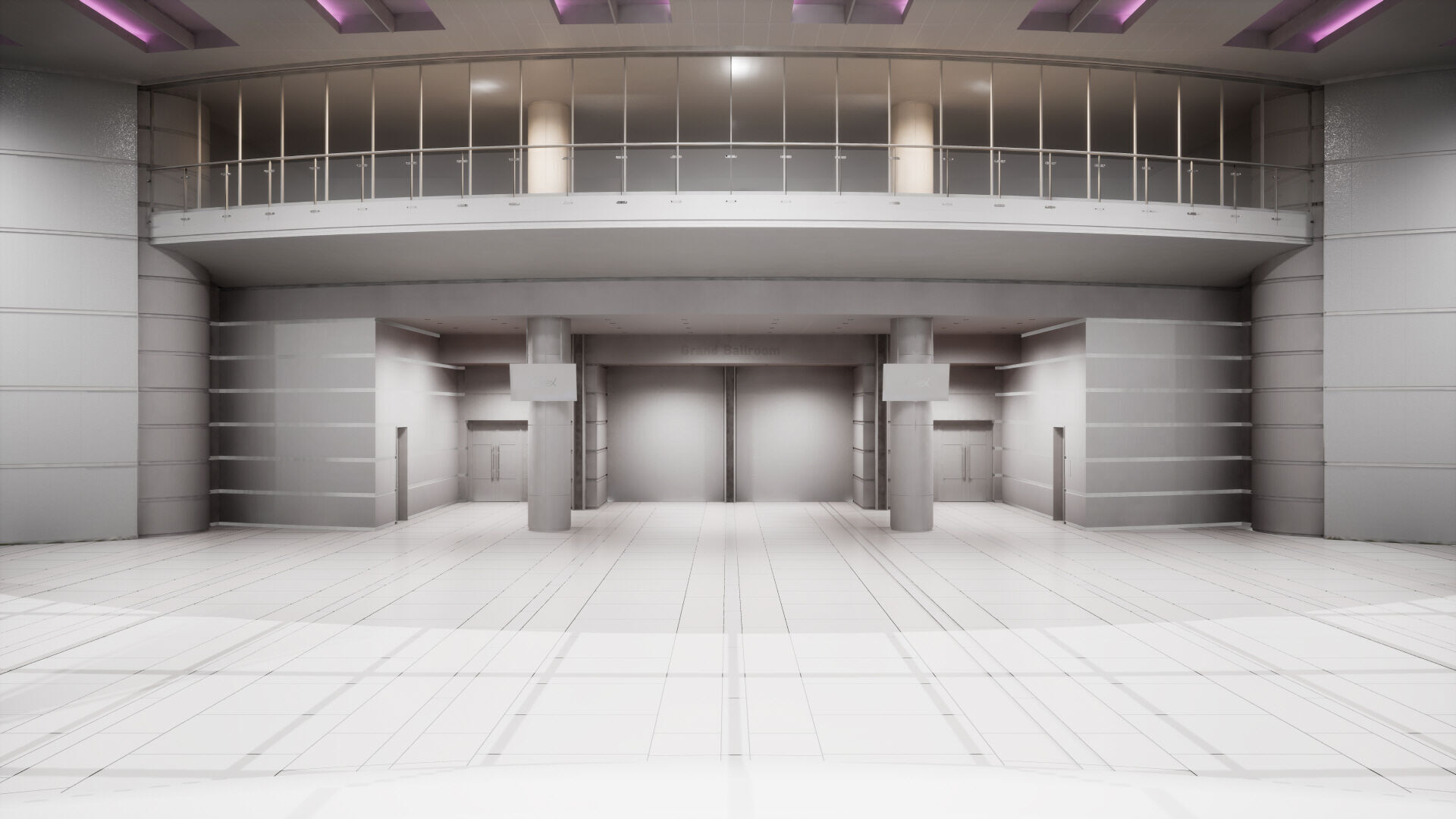 Korea Coex Exhibition Lobby 3D model | CGTrader