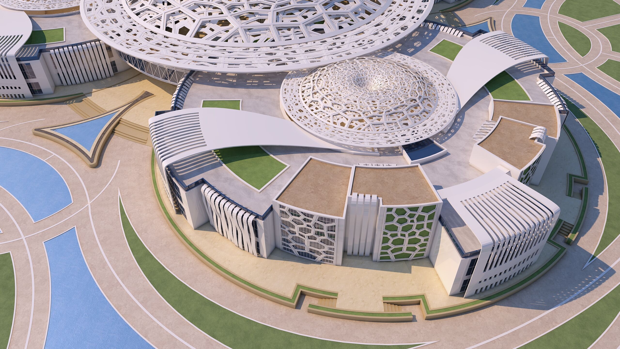 0212 - Complex Plaza Mall 3D model | CGTrader