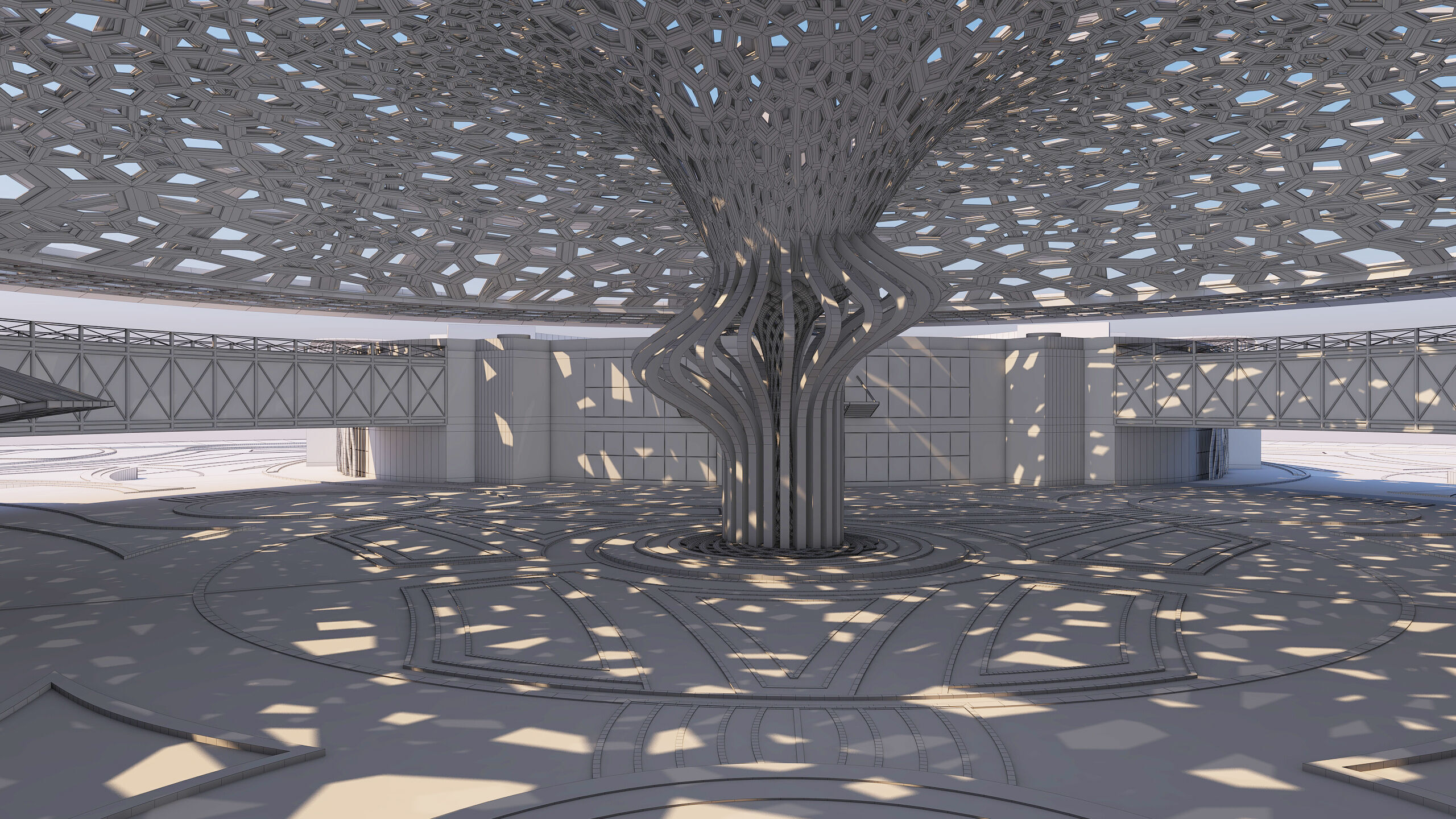 0212 - Complex Plaza Mall 3D model | CGTrader