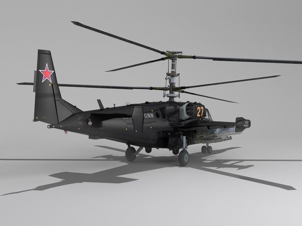 Kamov Ka-50 Hokum 3D model | CGTrader