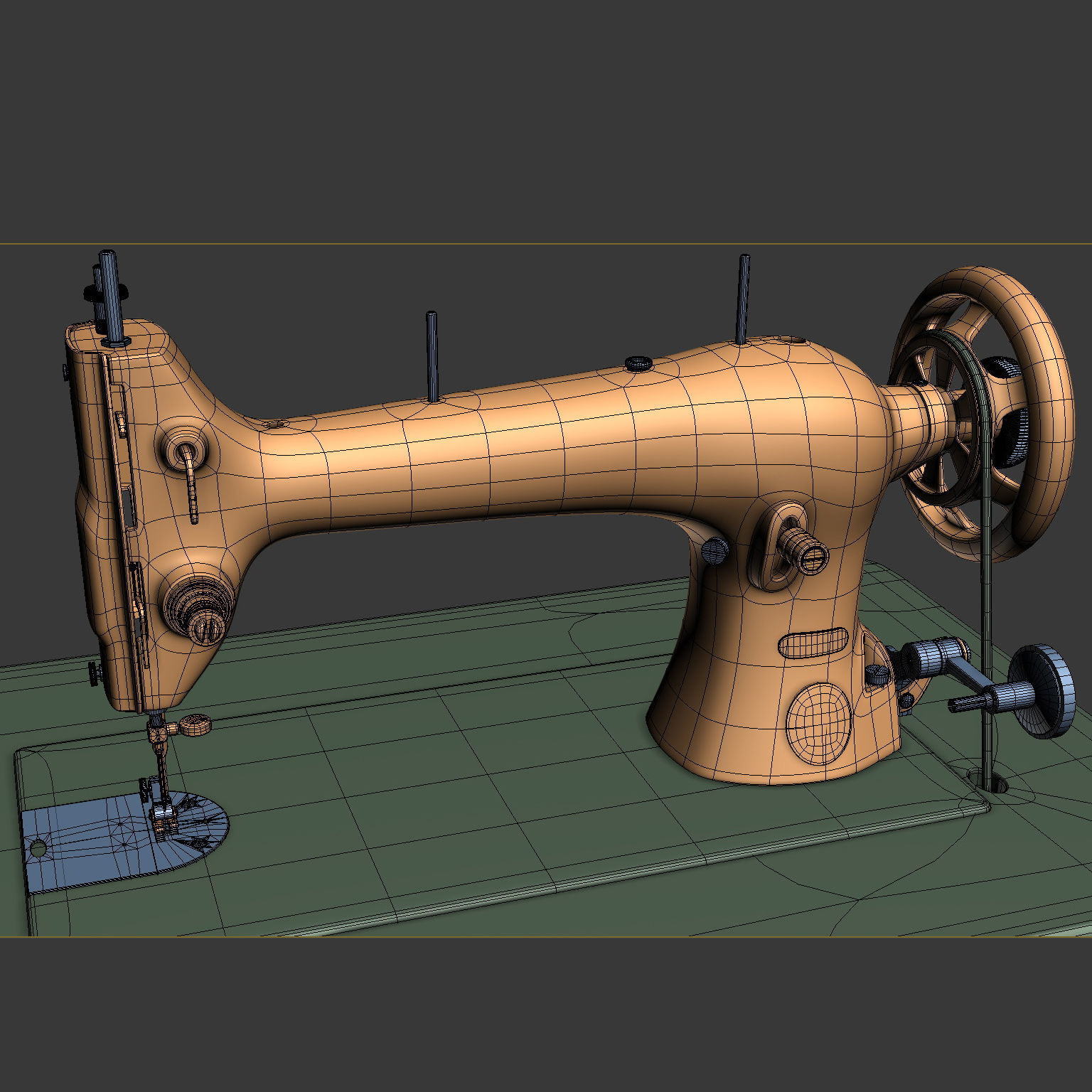 Singer Sewing Machine 3D model | CGTrader
