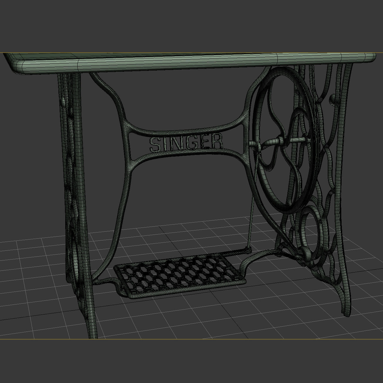 Singer Sewing Machine 3D model | CGTrader