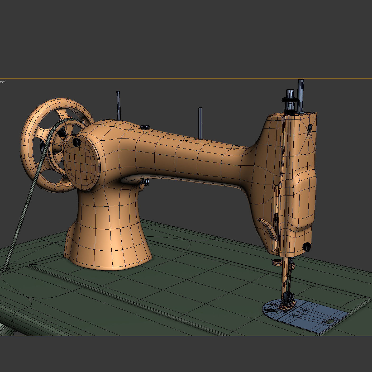 Singer Sewing Machine 3D model | CGTrader