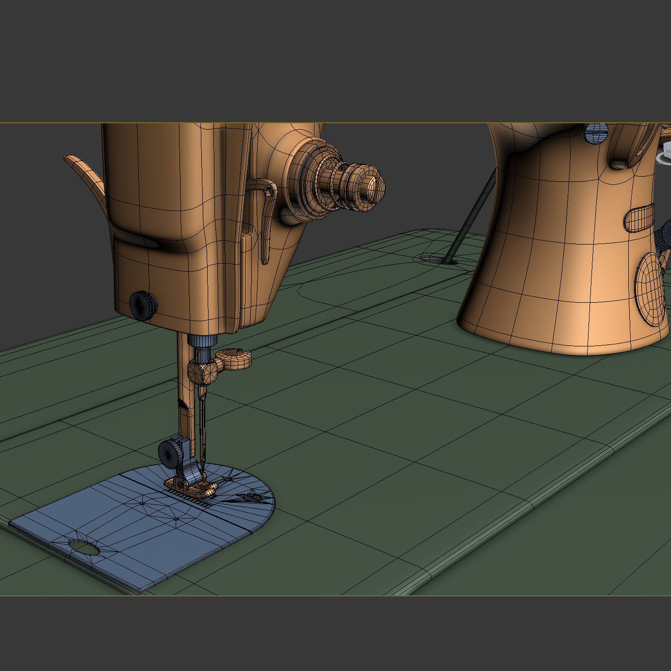 Singer Sewing Machine 3D model | CGTrader