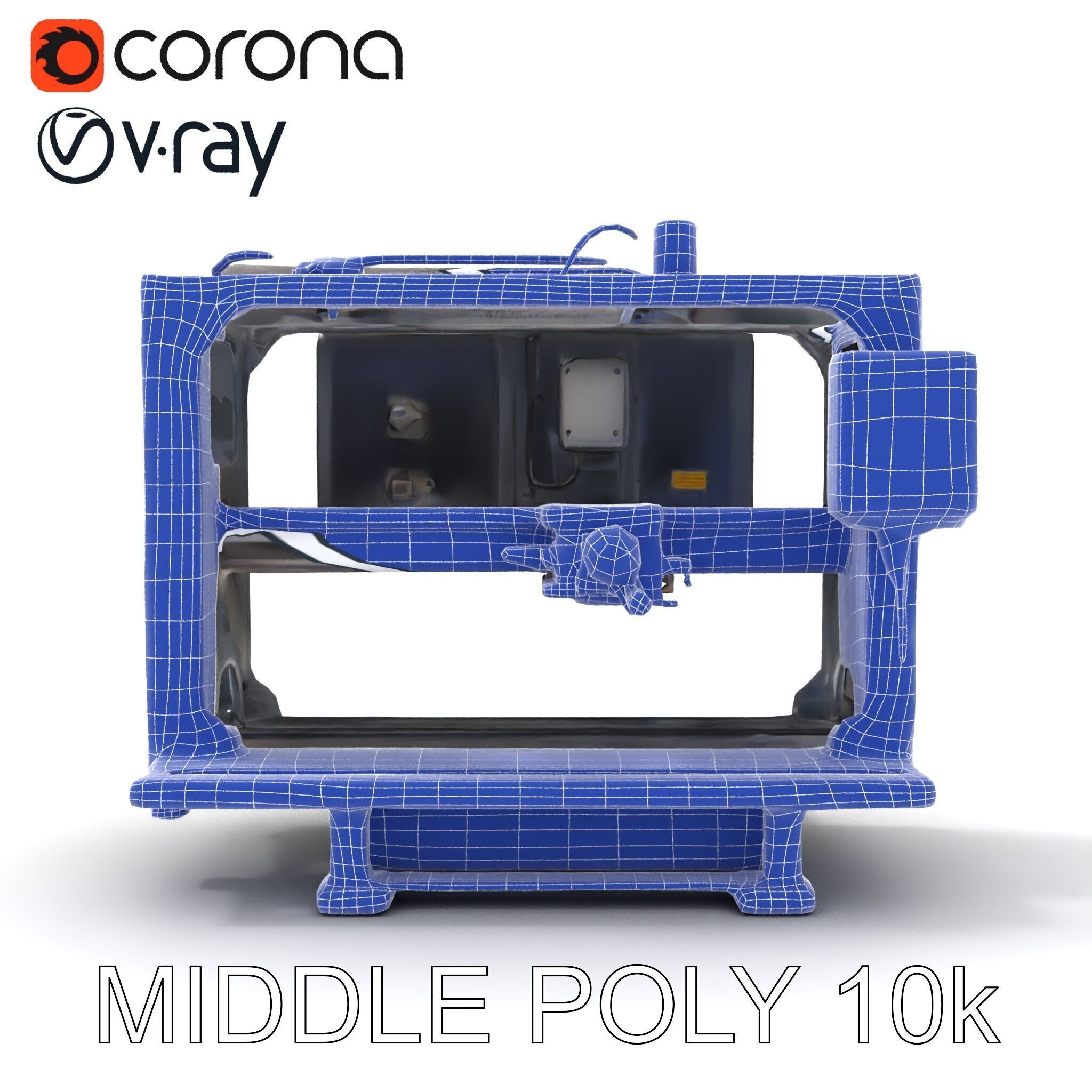 3D model Industrial CNC Machine Model Pack VR / AR / low-poly | CGTrader