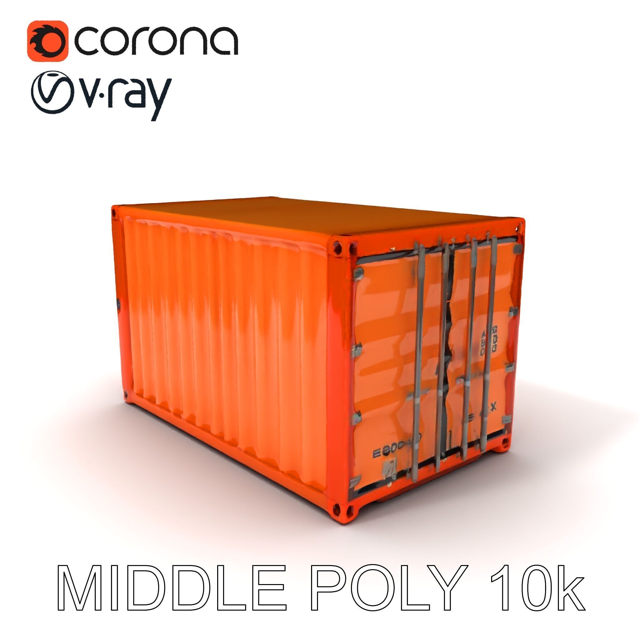 3D model Shipping Container D Model Pack VR / AR / low-poly | CGTrader