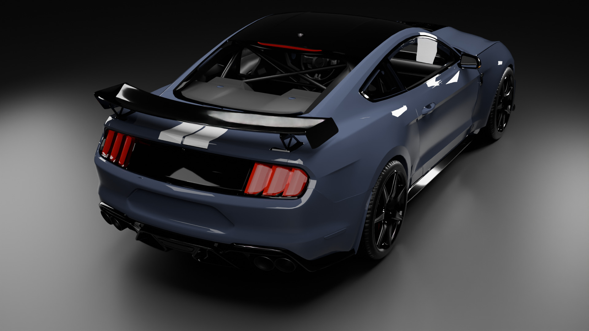 Mustang Shelby GT500 free VR / AR / low-poly 3D model rigged | CGTrader