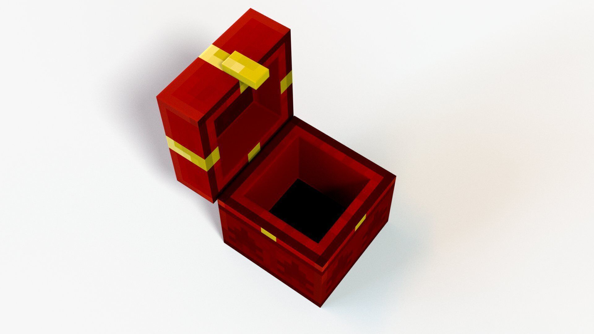 3D model Minecraft Christmas Chest VR / AR / low-poly | CGTrader