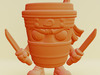 Capuccino Assassino Italian brainrot Printable 3D model 3D printable ...