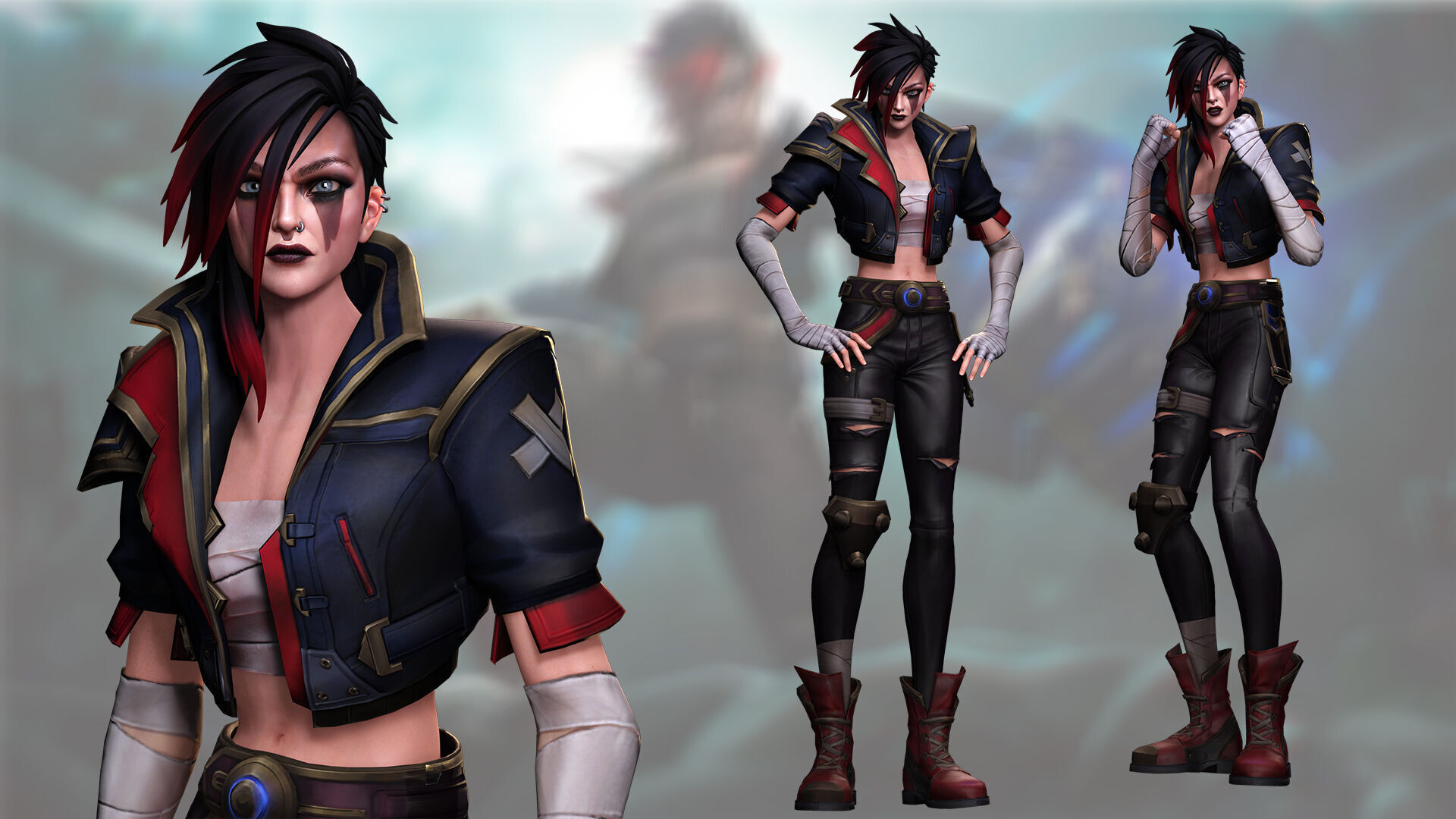 3D model Vi Arcane 2 Ready for Game and animation league of legends VR ...