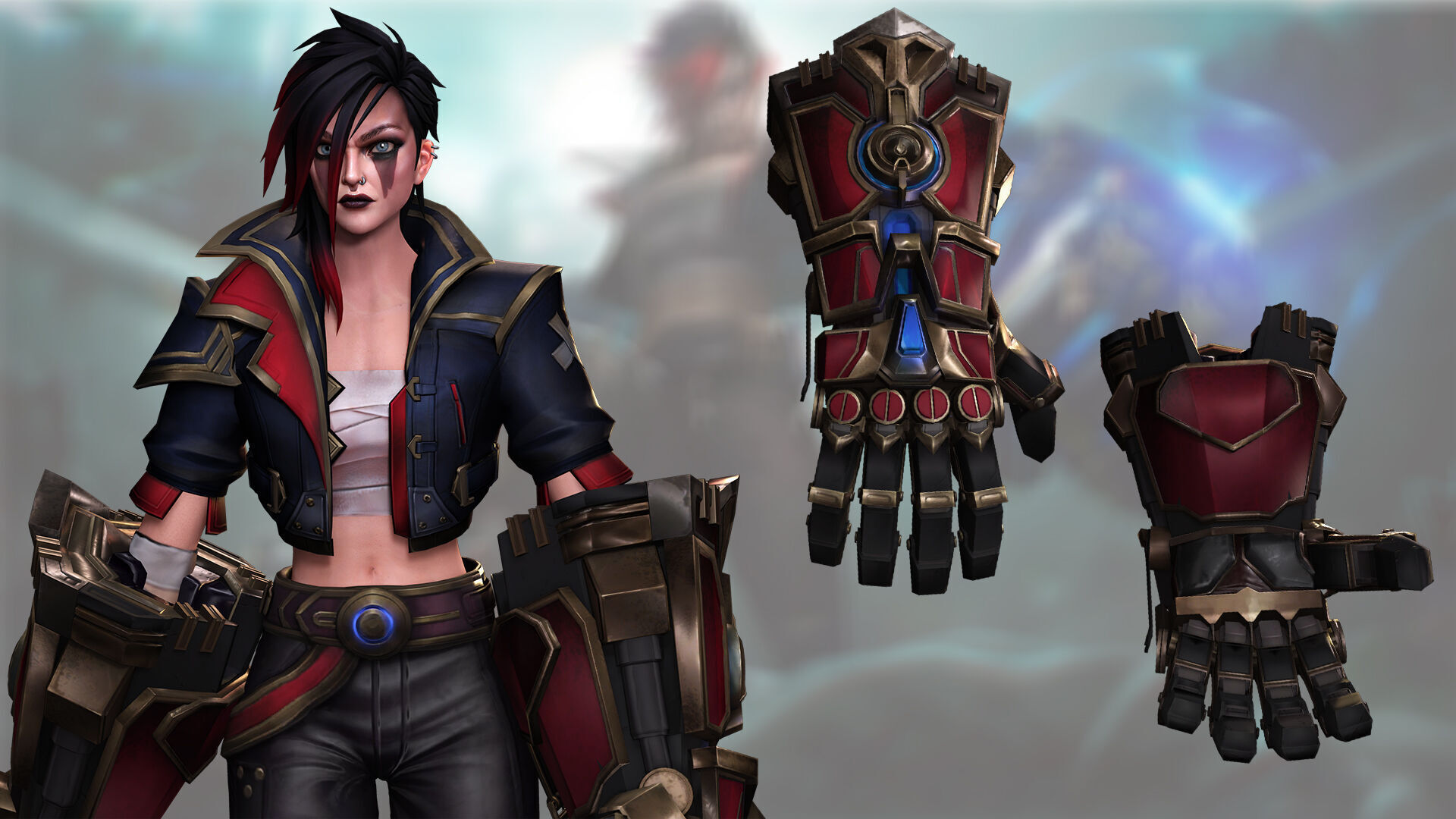 3D model Vi Arcane 2 Ready for Game and animation league of legends VR ...