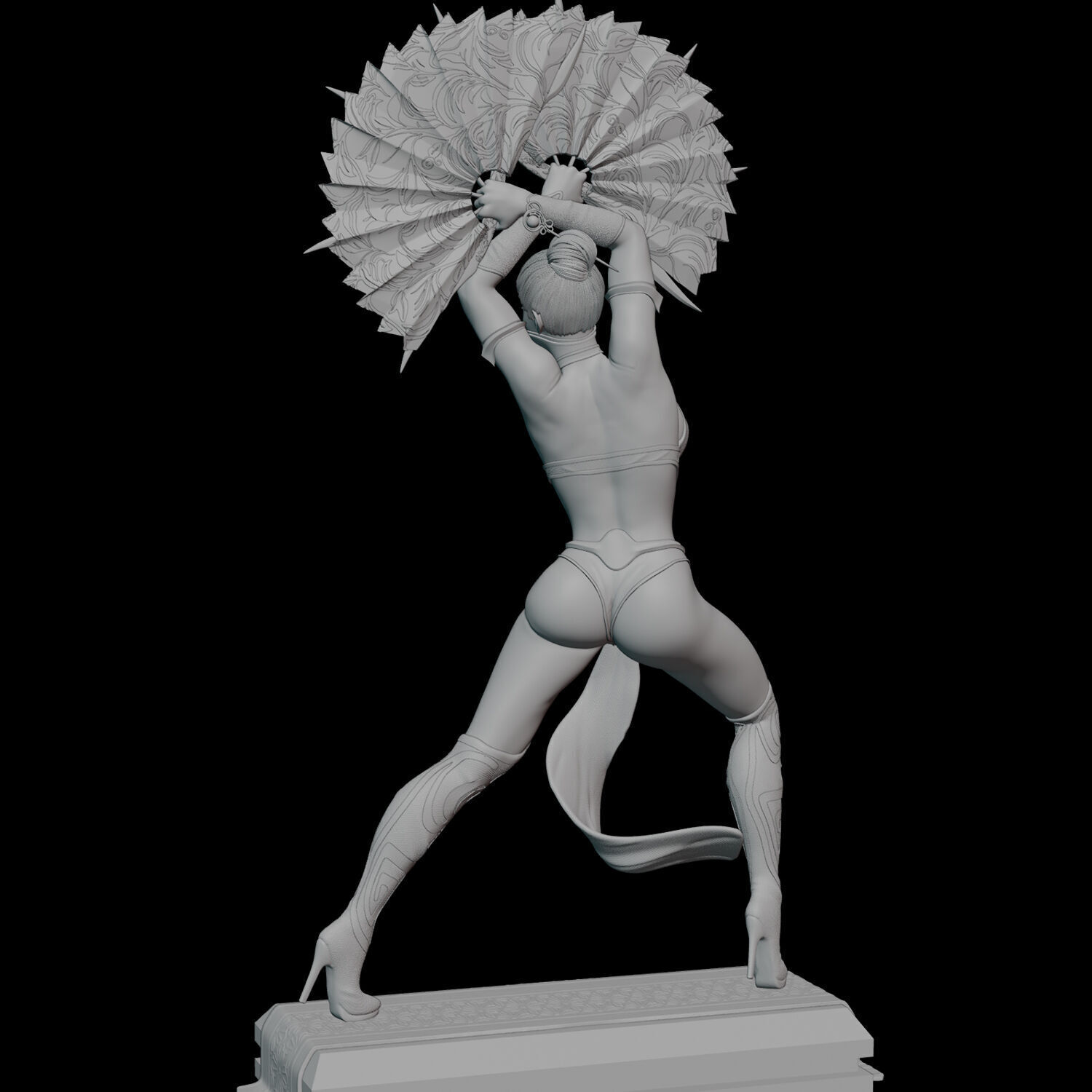 Kitana Mortal Kombat NSFW and SFW Ready For 3D Printing 3D model 3D printable | CGTrader