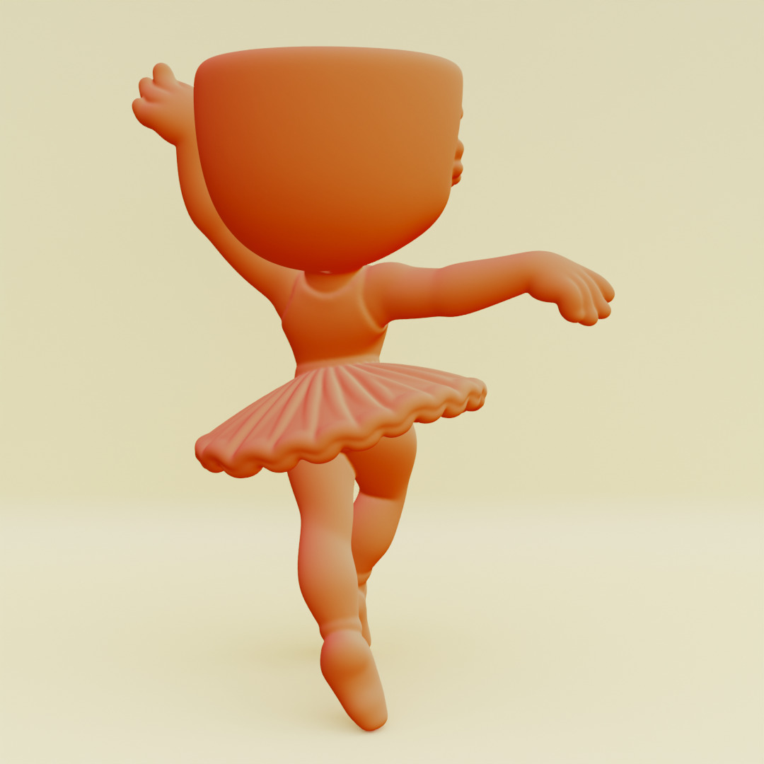 Ballerina Cappuccina Italian brainrot Printable 3D model 3D printable | CGTrader