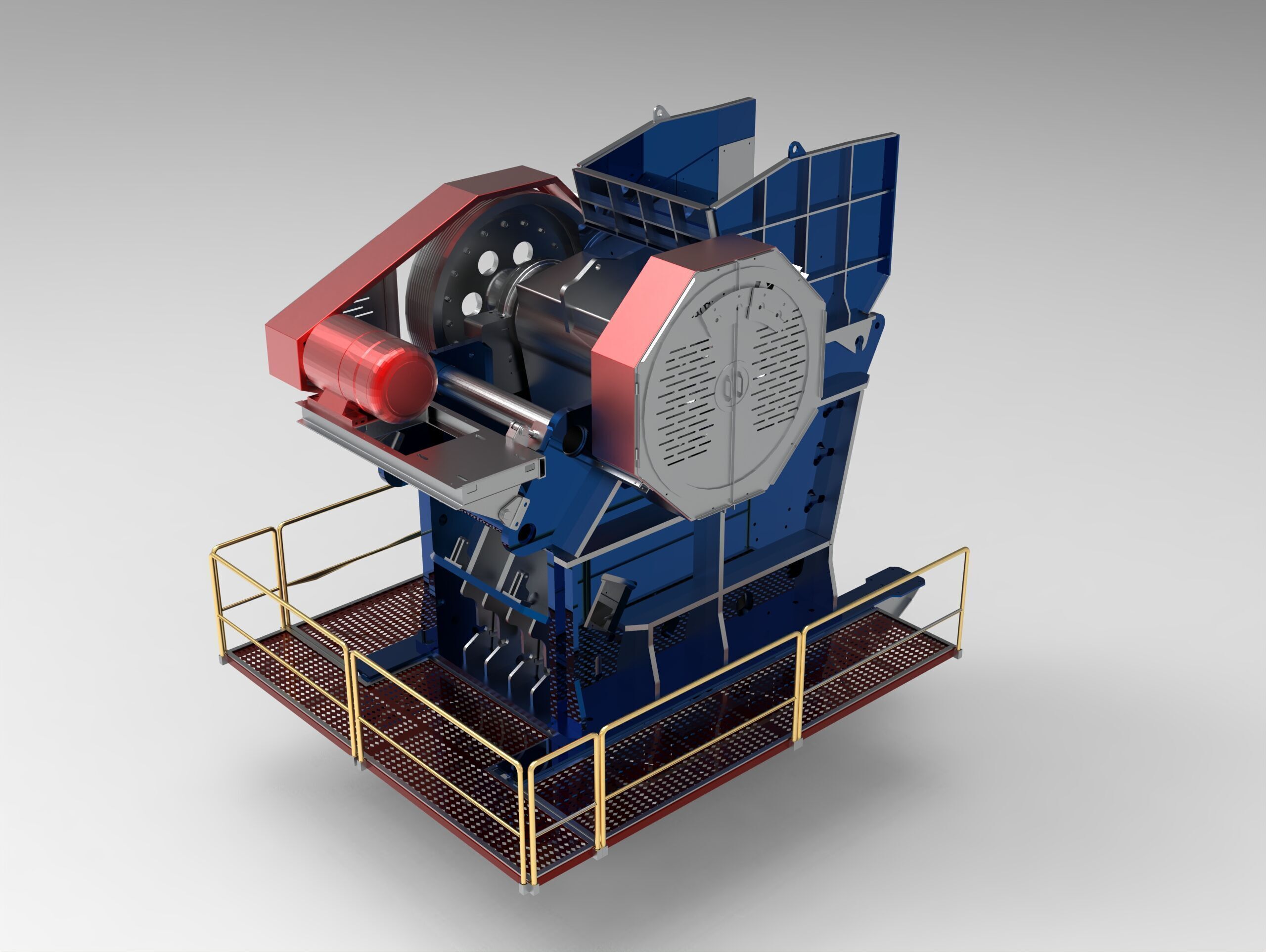 Realistic Jaw Crusher Full-Scale 3D Model 3D model | CGTrader