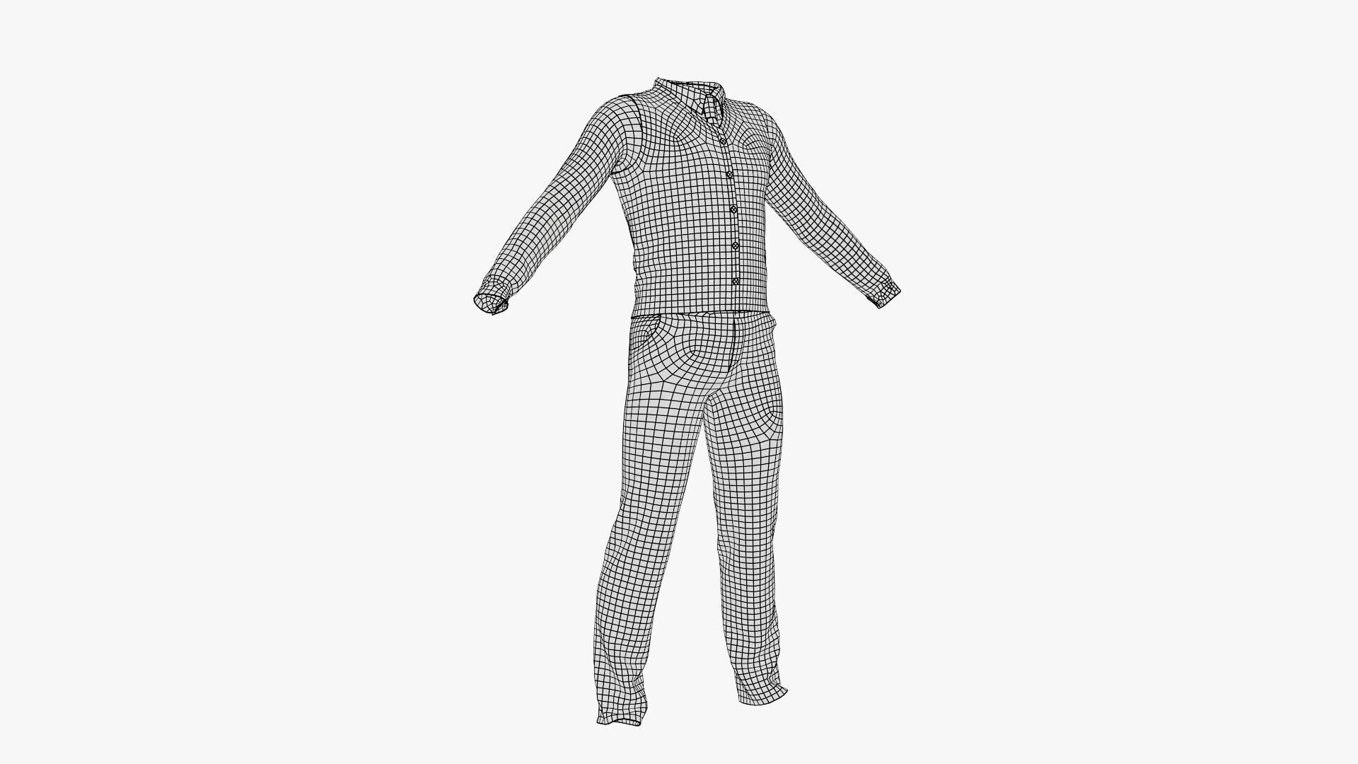 3D model Boys Hogwarts Uniform Harry Potter Ravenclaw VR / AR / low ...