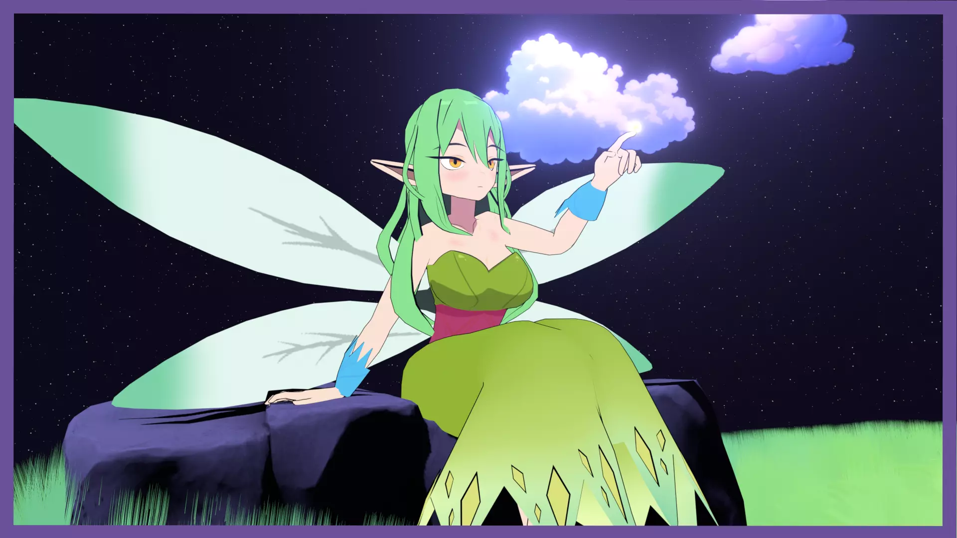 Fairy Woman - Anime 3D Fairy 3D model animated rigged | CGTrader