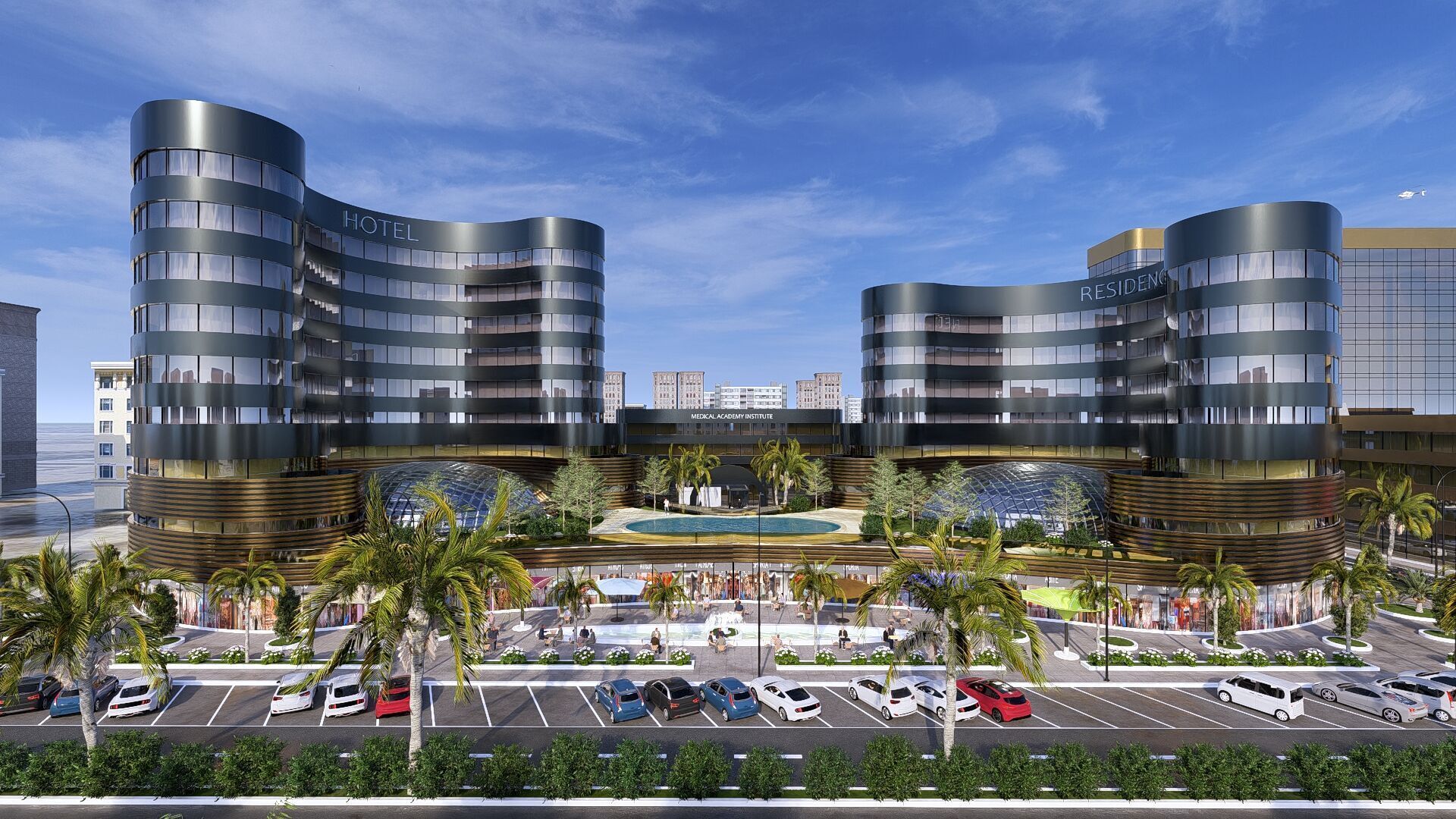 3D model Modern Mixed Use Complex VR / AR / low-poly | CGTrader