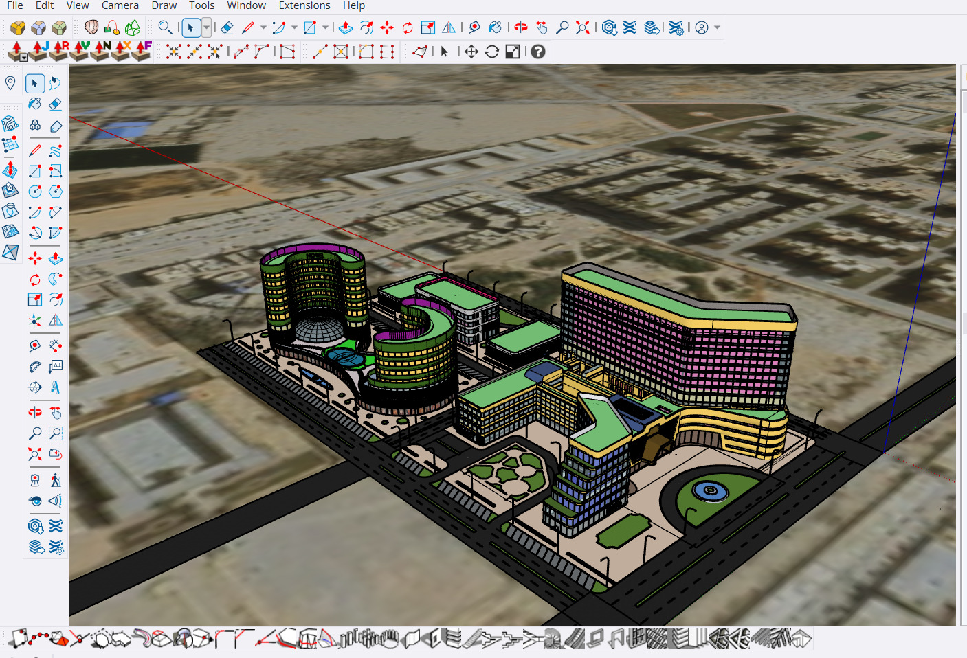 3D model Modern Mixed Use Complex VR / AR / low-poly | CGTrader