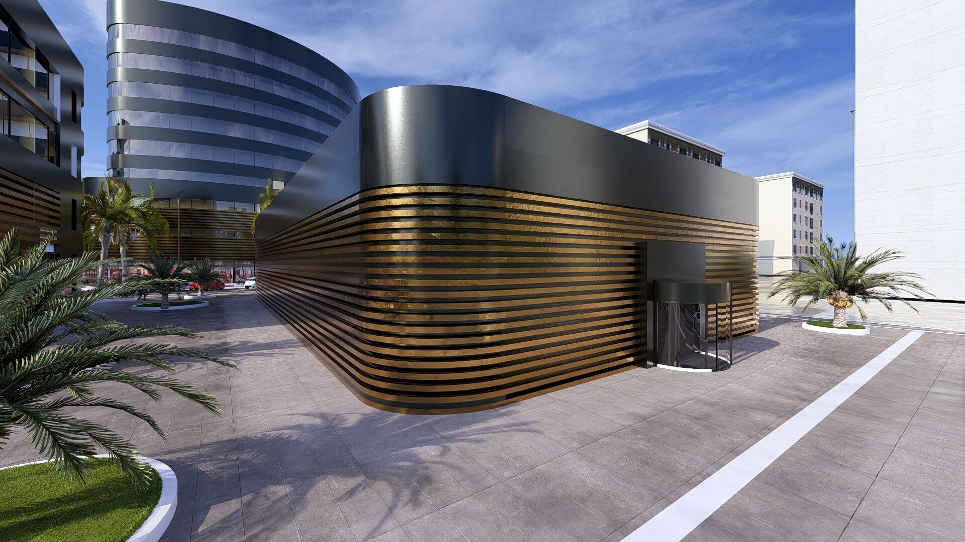 3D model Modern Mixed Use Complex VR / AR / low-poly | CGTrader