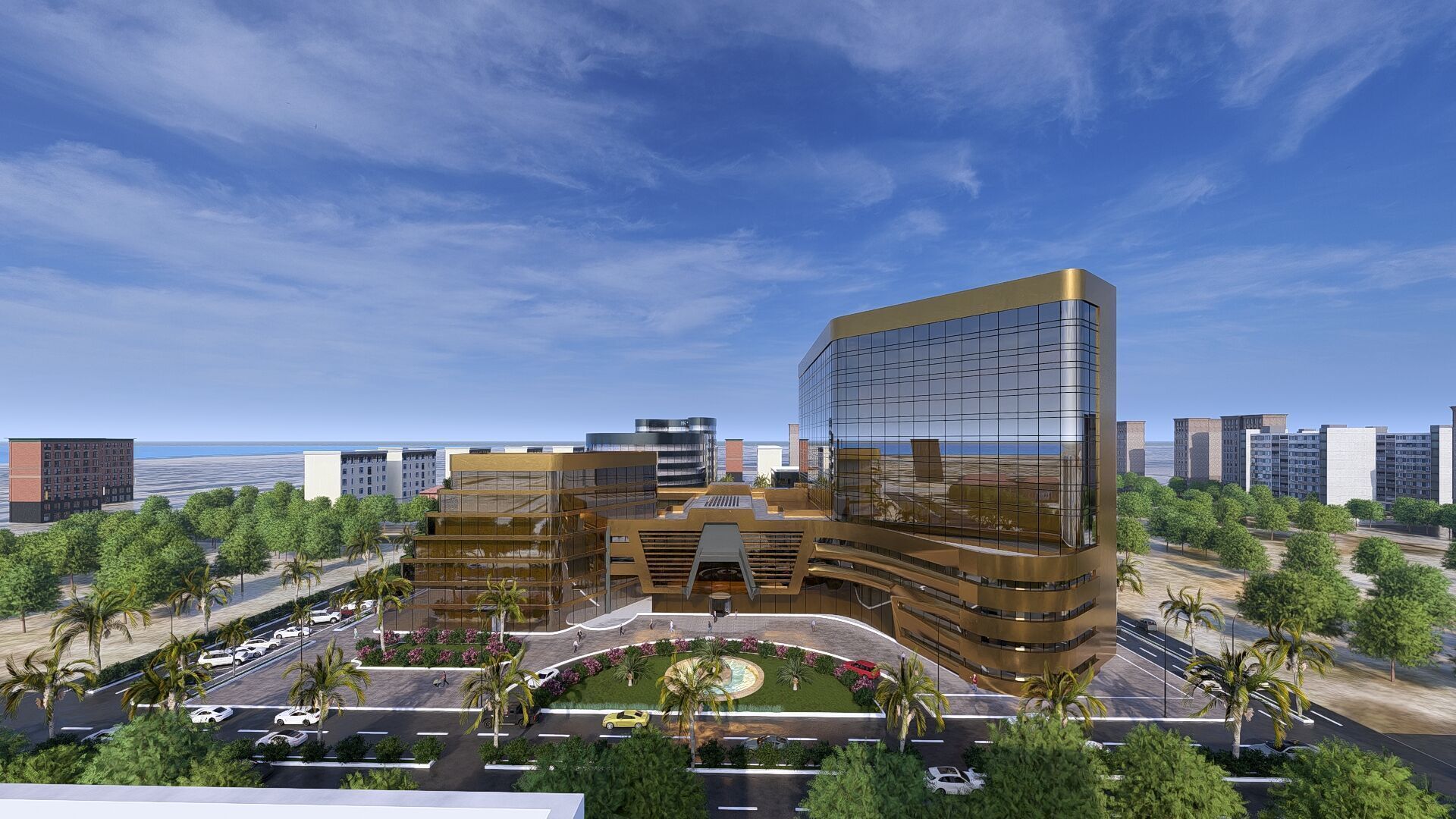 3D model Modern Mixed Use Complex VR / AR / low-poly | CGTrader