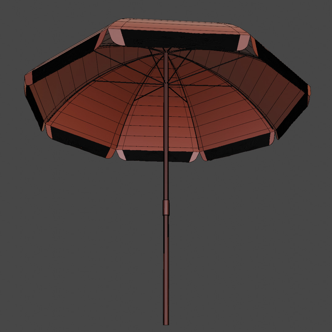 Realistic Beach Umbrella 3D Model free 3D model | CGTrader