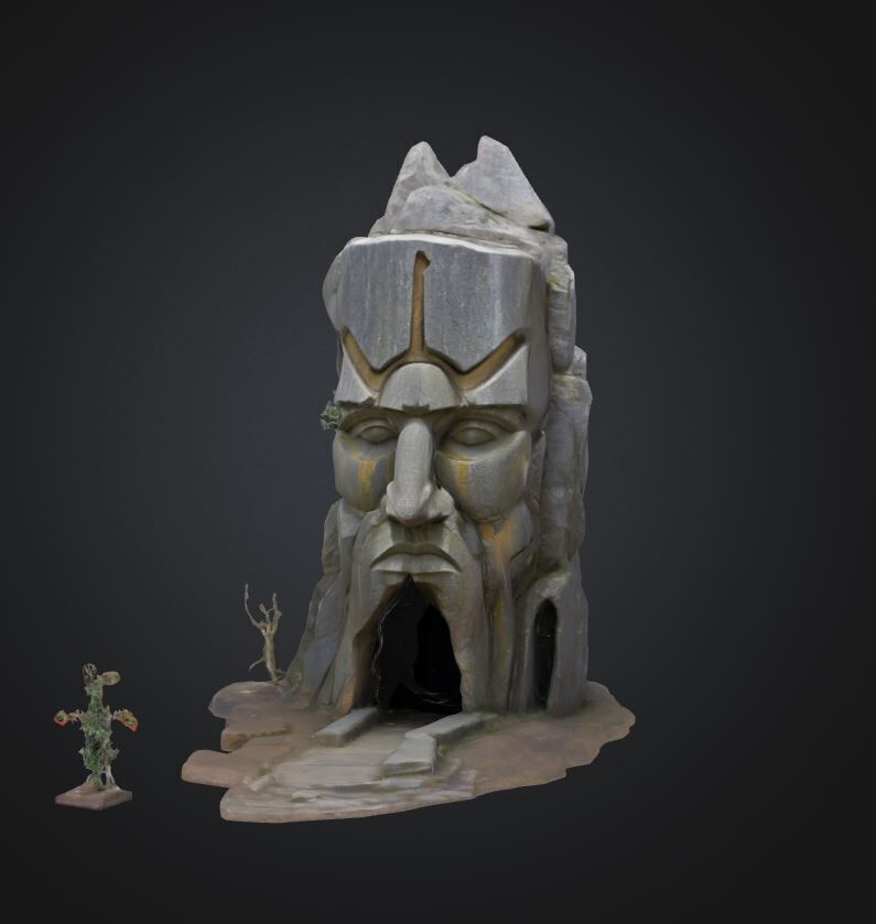 Stone Cave DND Dice Tower - Epic Dice Tower 3D model 3D printable ...