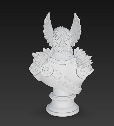 Odin Bust 3D Printable Norse Mythology God Statue 3D model 3D printable ...