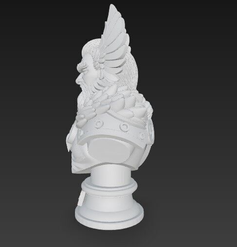 Odin Bust 3D Printable Norse Mythology God Statue 3D model 3D printable ...